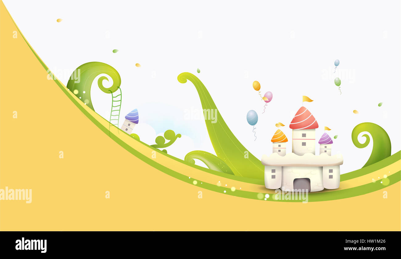 Children Cartoon World 1 Stock Photo - Alamy