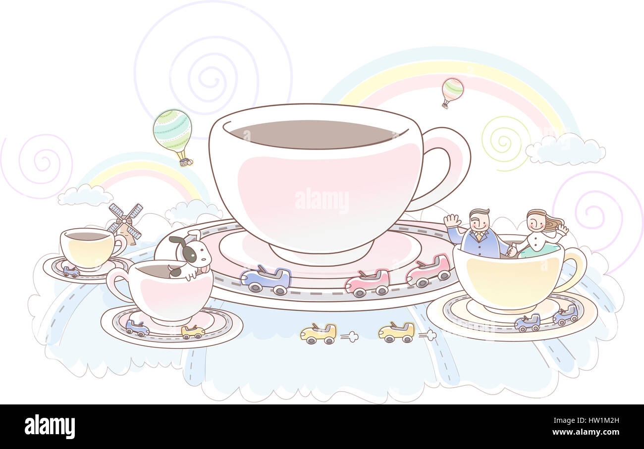 Character computer cartoon Cut Out Stock Images & Pictures - Alamy