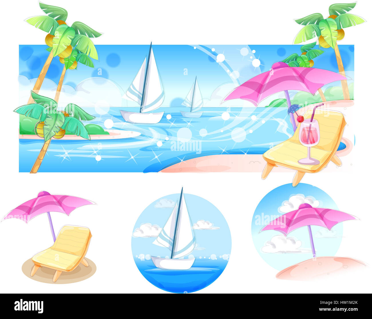 Children Cartoon World 2 Stock Photo - Alamy