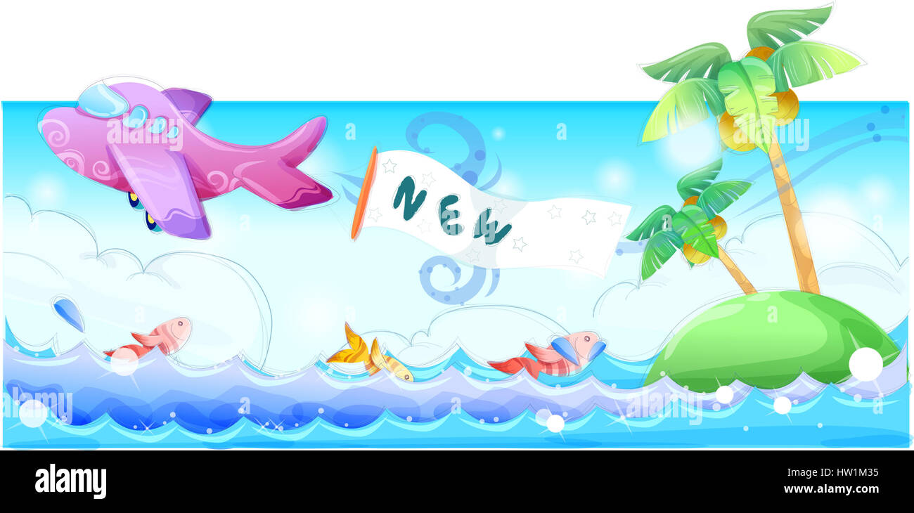 Children Cartoon World 2 Stock Photo - Alamy