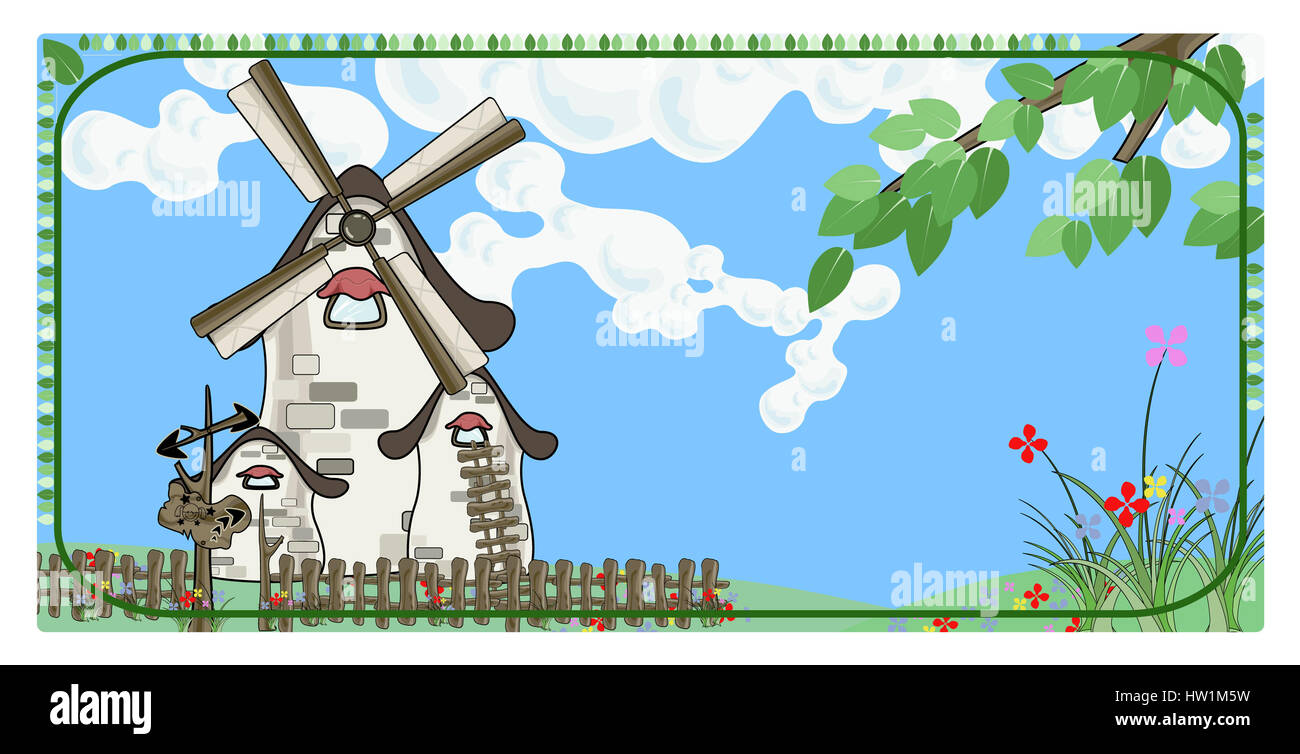 Vector cartoon style autumn Cut Out Stock Images & Pictures - Alamy