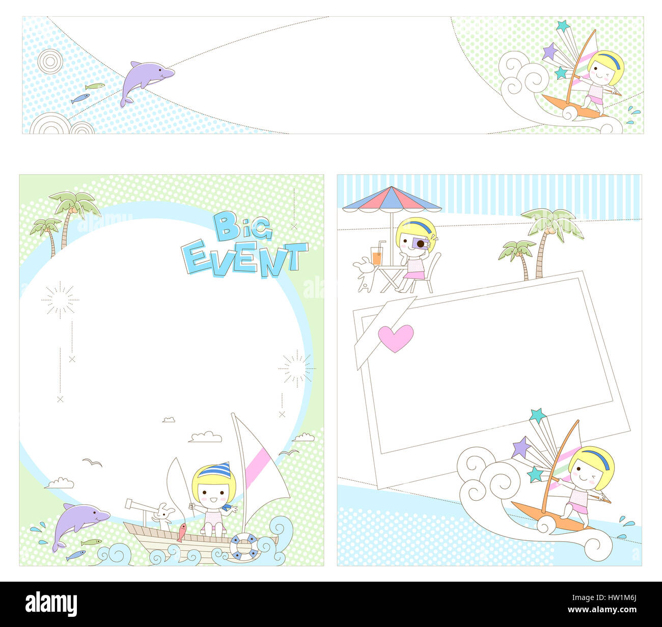 Children sea summer Cut Out Stock Images & Pictures - Alamy