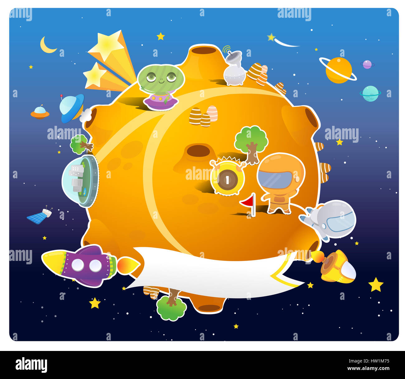 Children Cartoon World 2 Stock Photo - Alamy