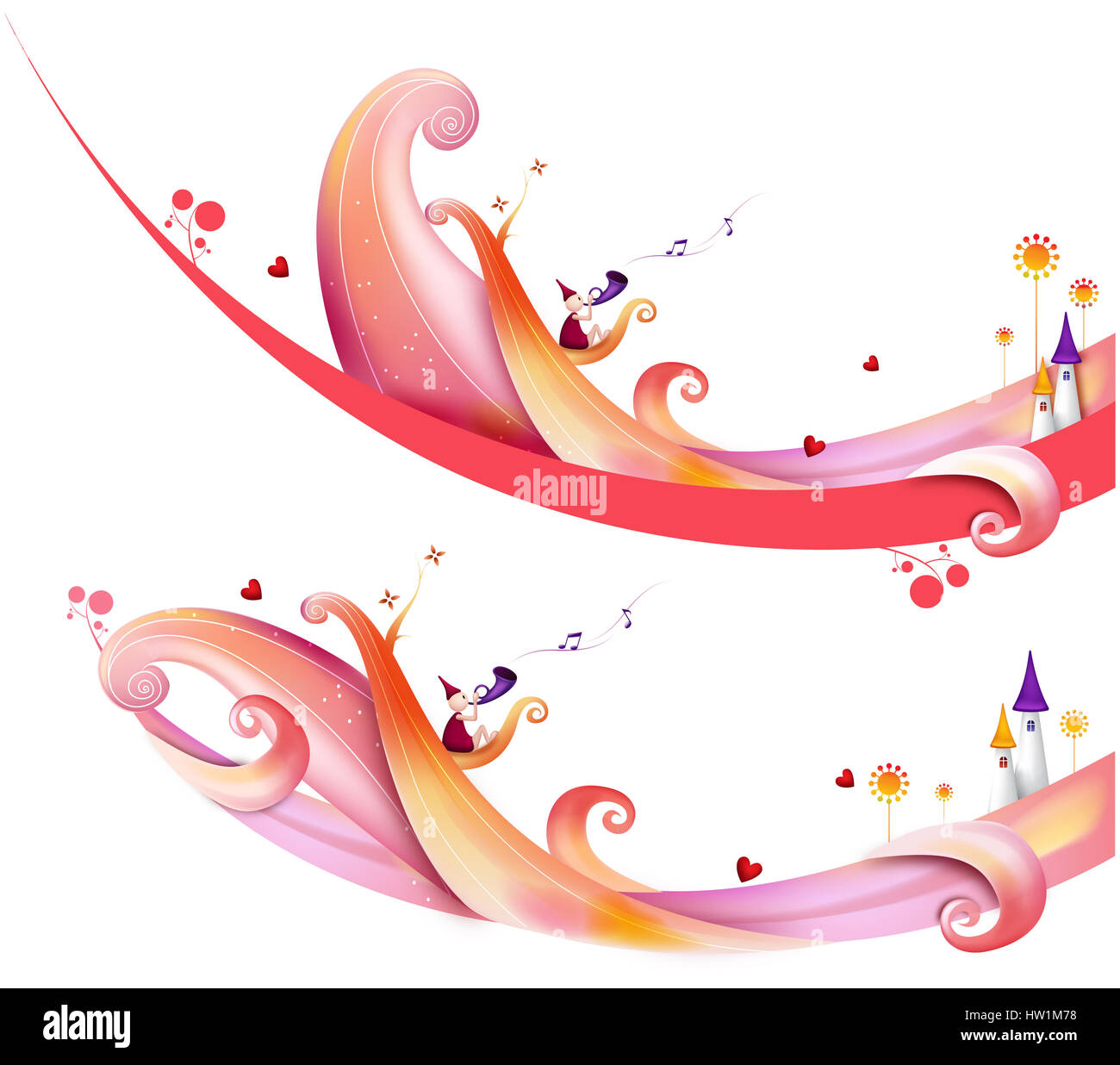 Children Cartoon World 2 Stock Photo - Alamy