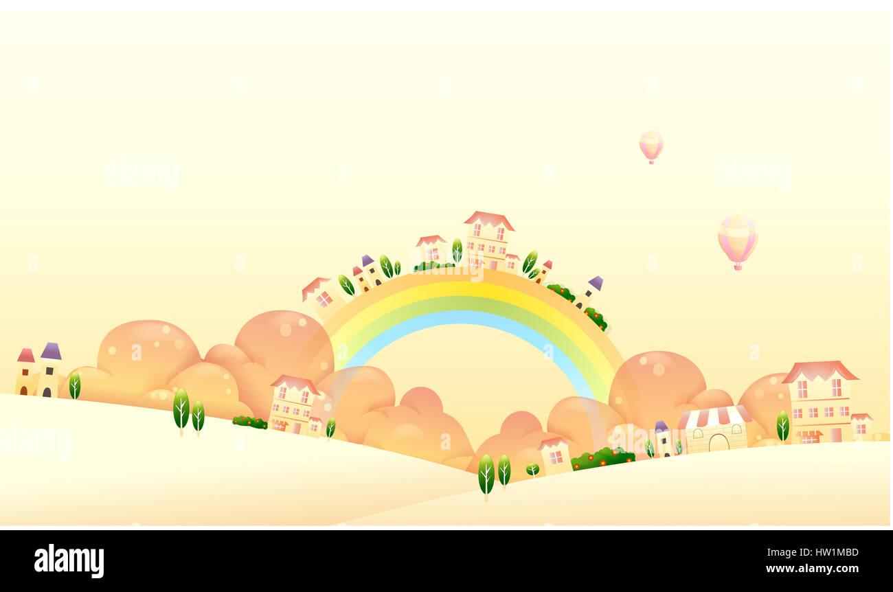 Children Cartoon World 3 Stock Photo - Alamy