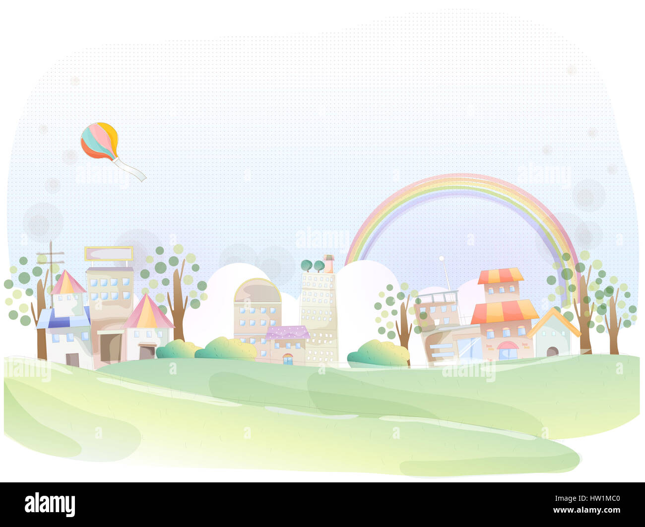 Children Cartoon World 3 Stock Photo - Alamy