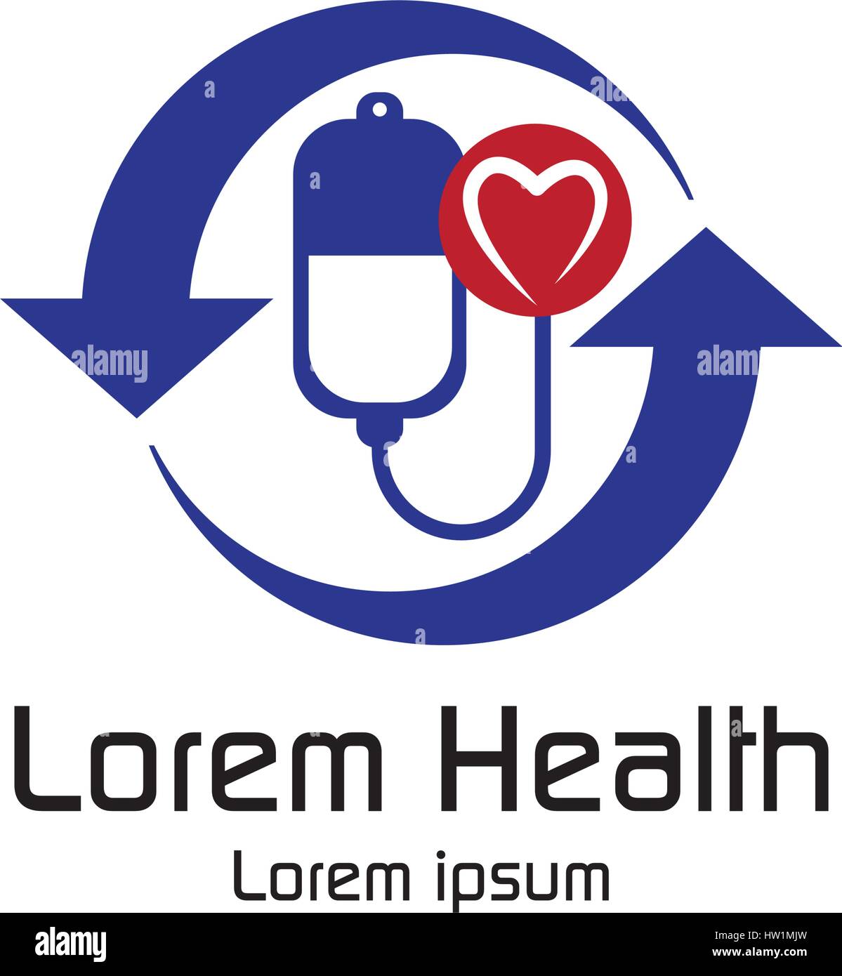 Concept Design on Health with Heart Shape. Eps 8 supported Stock Vector ...