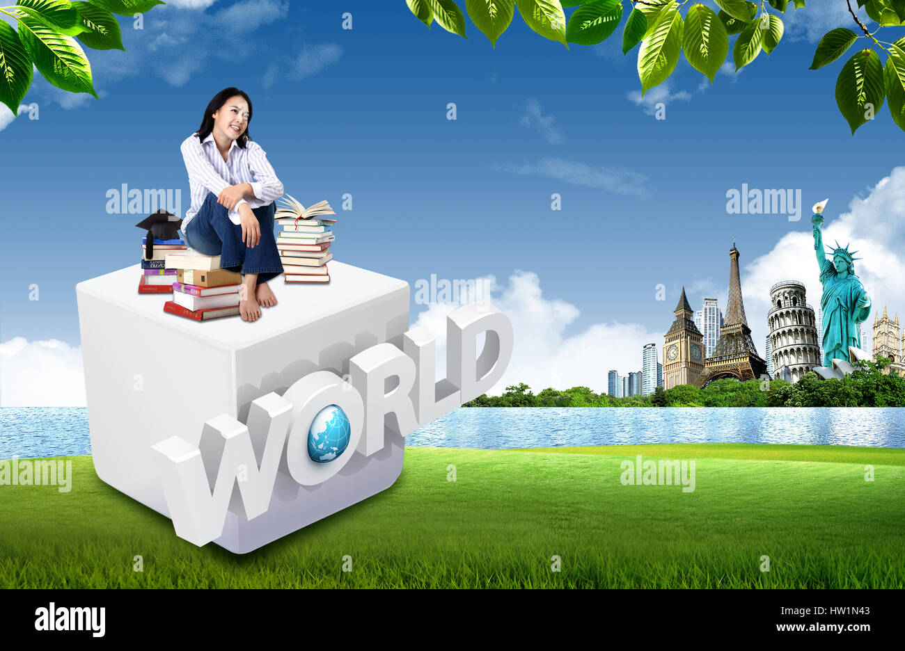 Study Abroad Season Stock Photo - Alamy