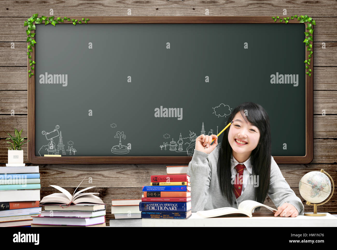 Young abroad students high hi-res stock photography and images - Alamy