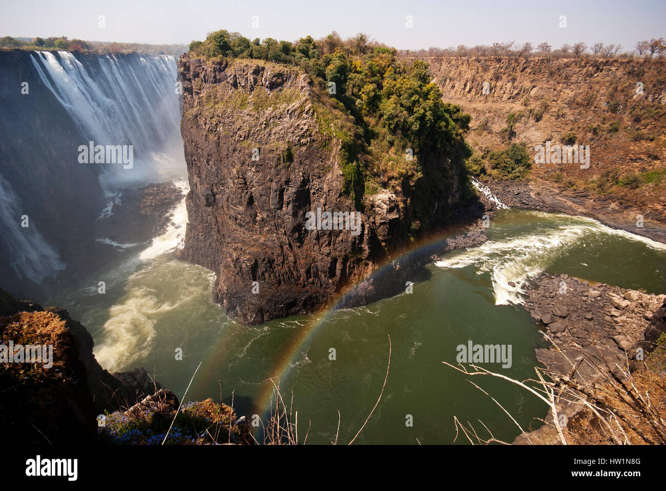 Victoria Falls on zambezi river, discovered by David Livingstone in ... Victoria Falls on zambezi river, discovered by David Livingstone in ...