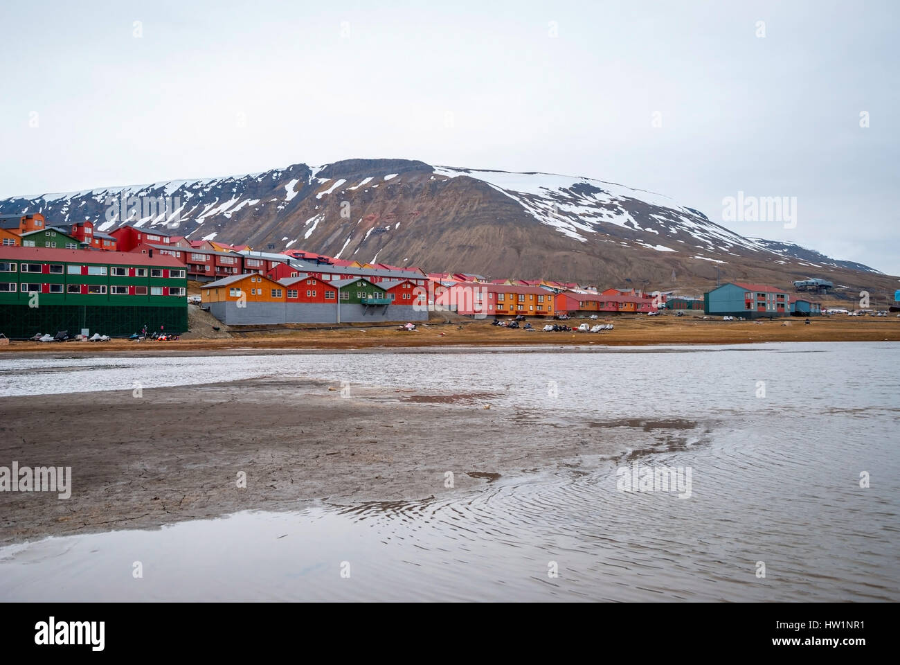Colorful houses in Longyearbyen, Svalbard, Norway Stock Photo - Alamy