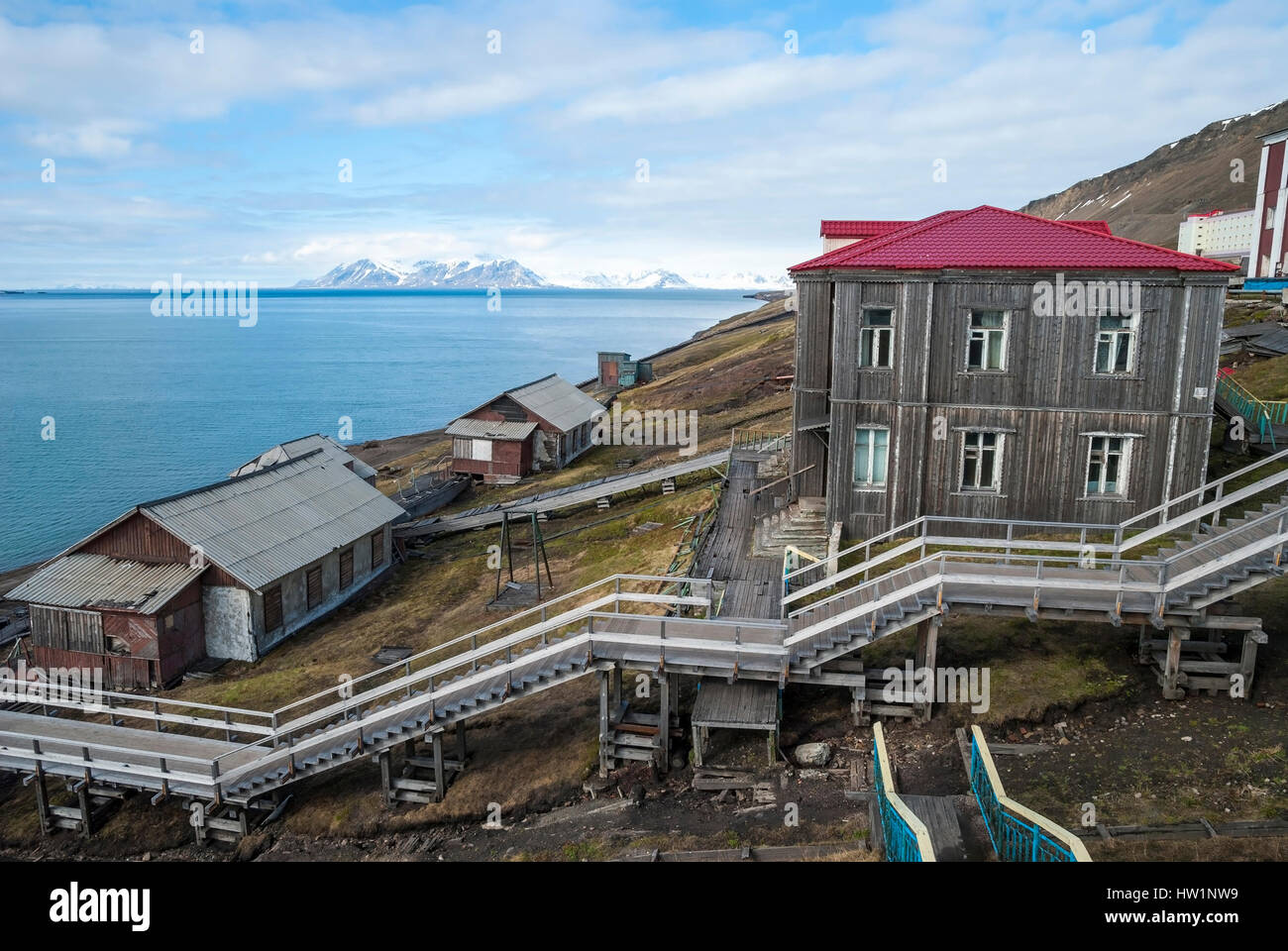Norway svalbard barentsburg hi-res stock photography and images - Alamy