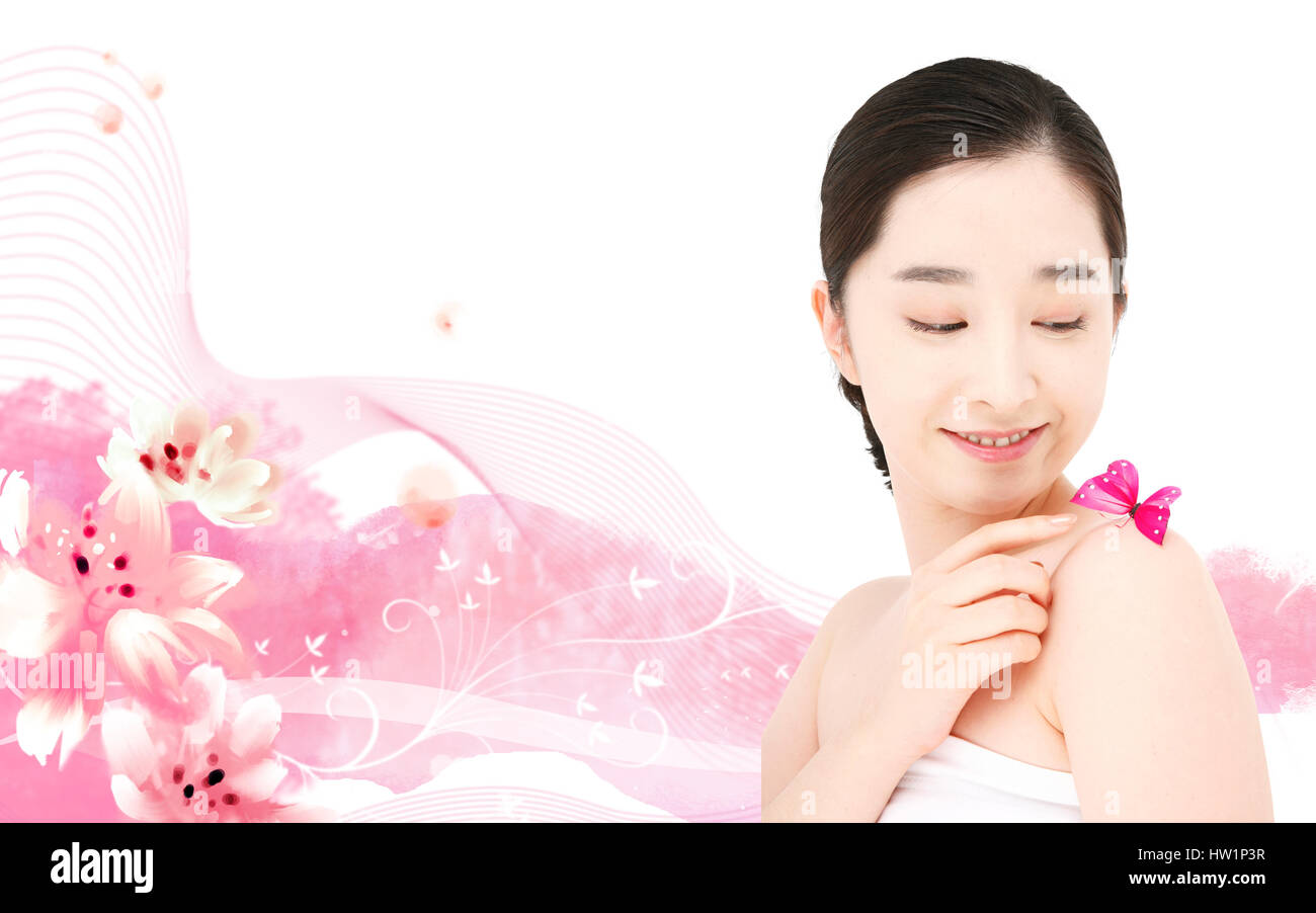 Pretty Girl Quality Life Stock Photo - Alamy