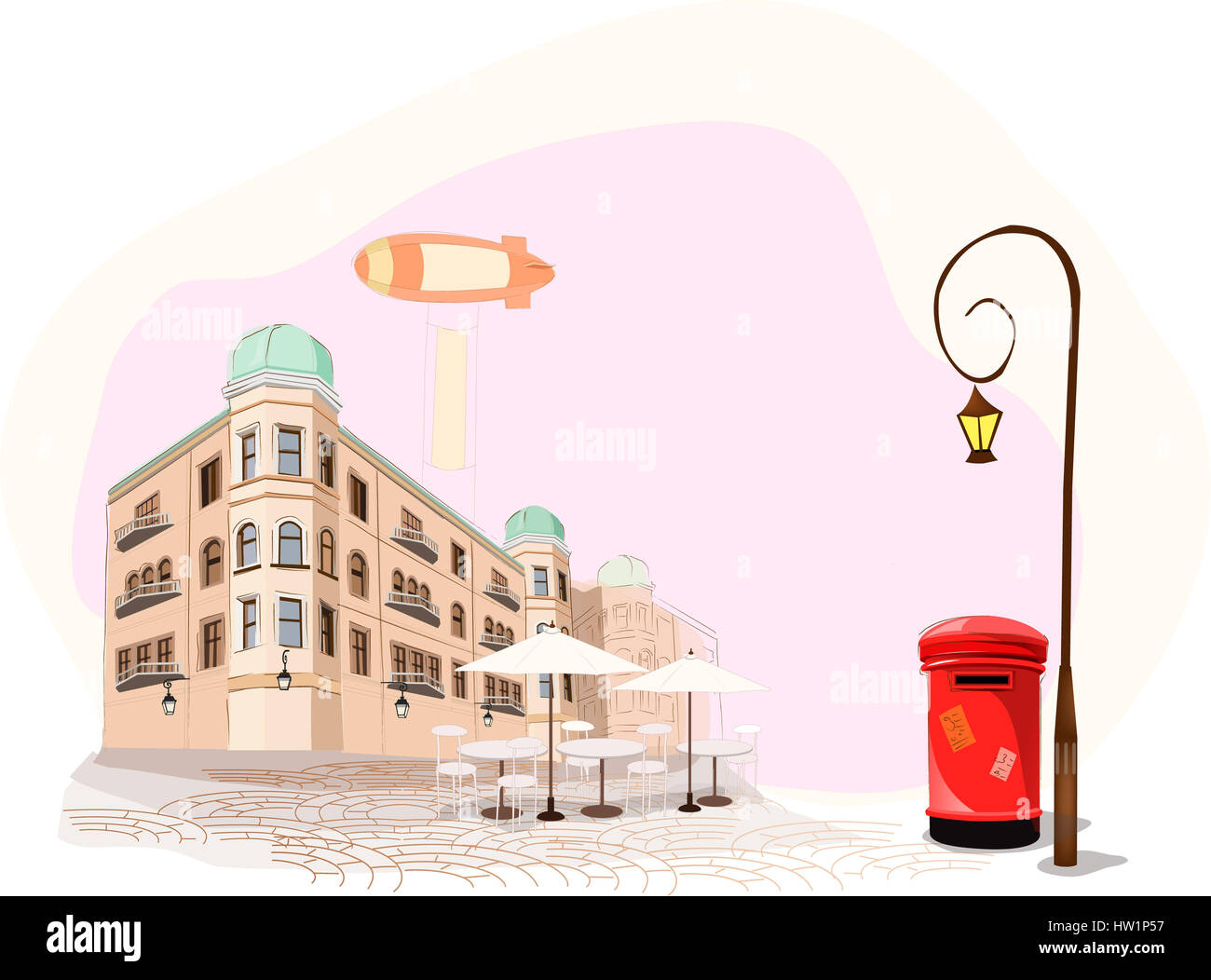 Modern City Shopping Stock Photo - Alamy