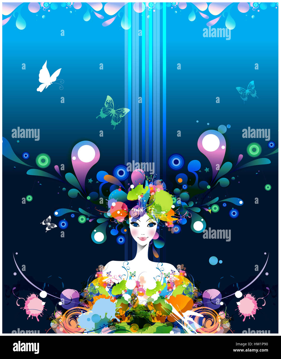 Modern City Shopping Stock Photo - Alamy