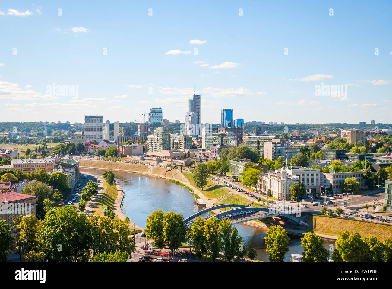 View to modern part of Vilnius, capital of Lithuania Stock Photo - Alamy