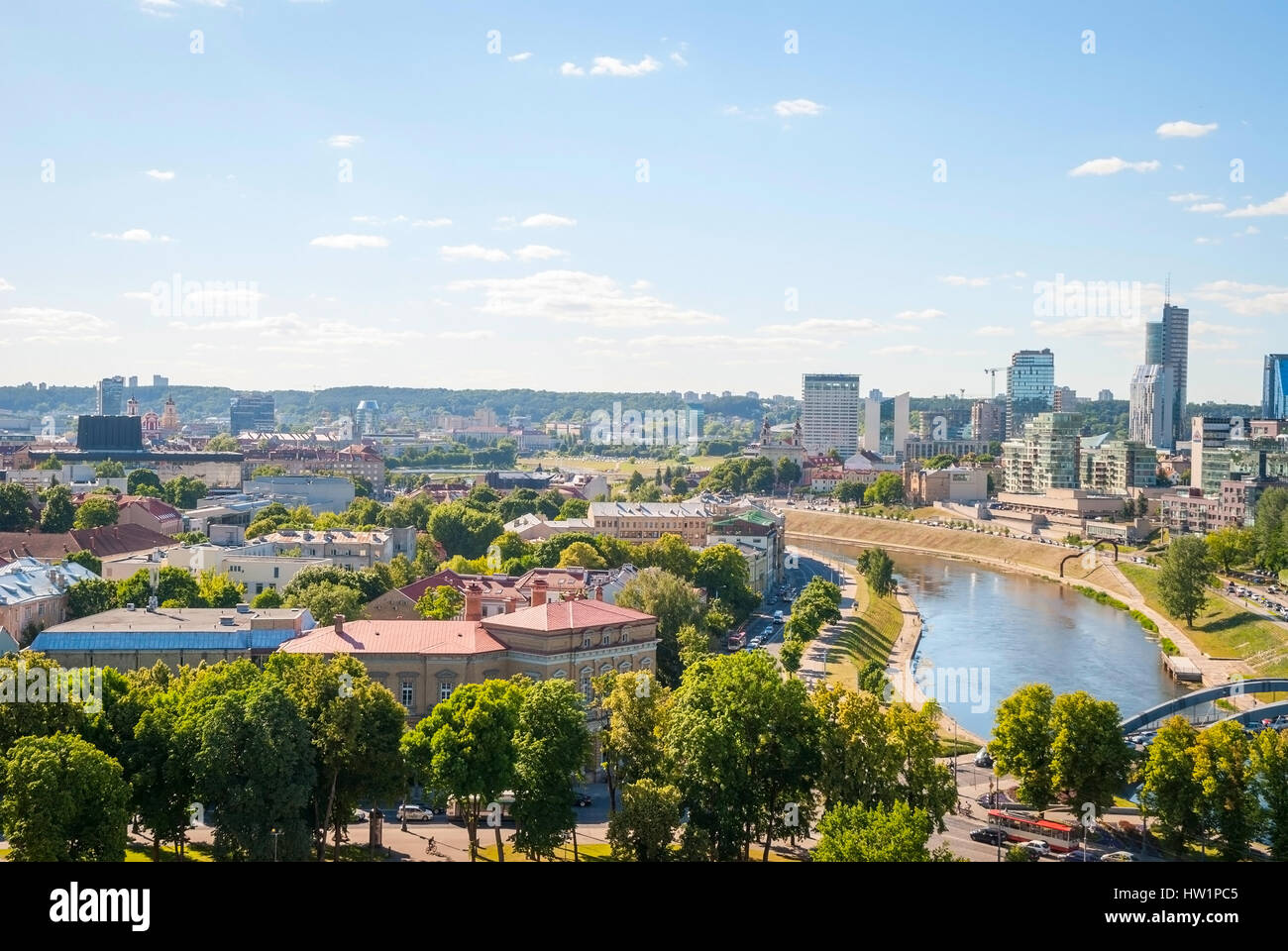 View to modern part of Vilnius, capital of Lithuania Stock Photo - Alamy