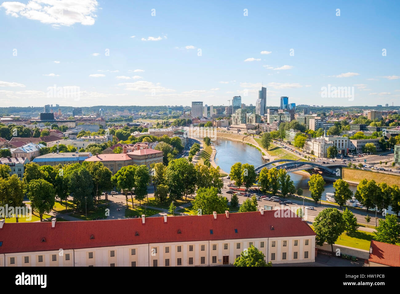 View to modern part of Vilnius, capital of Lithuania Stock Photo - Alamy