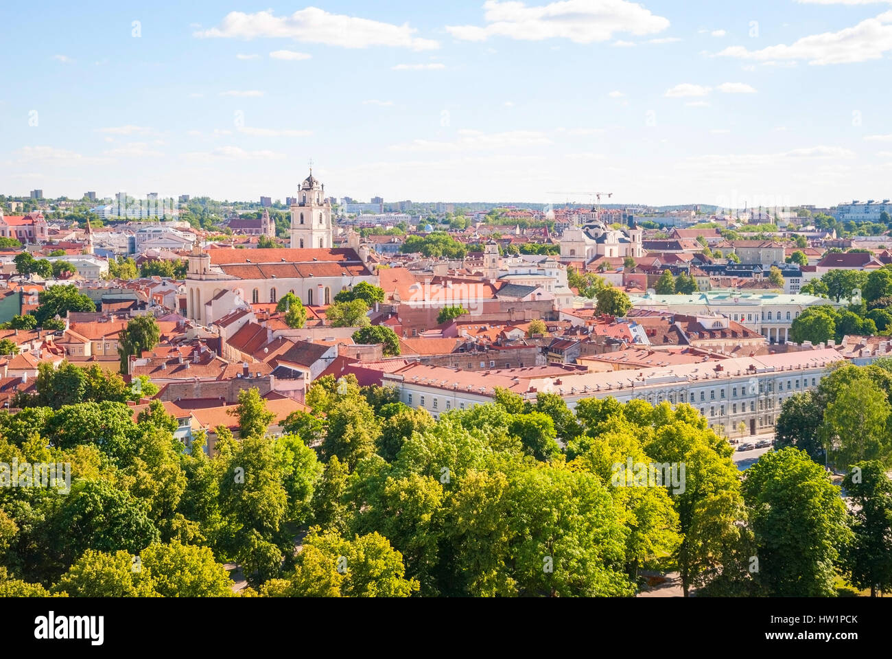 Vilnius skyline, capital of Lithuania in summer Stock Photo - Alamy