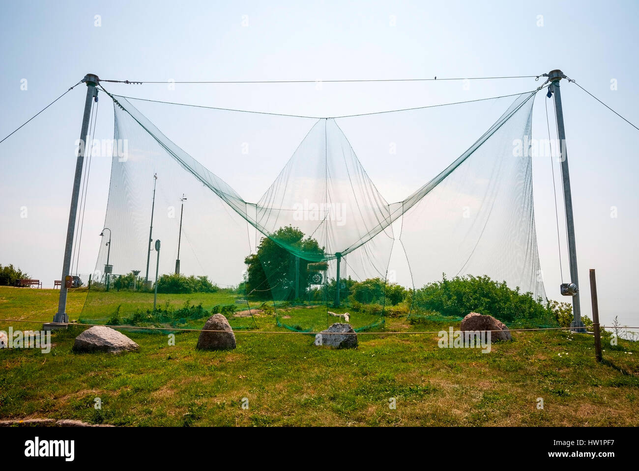 Net for catching birds hi-res stock photography and images - Alamy