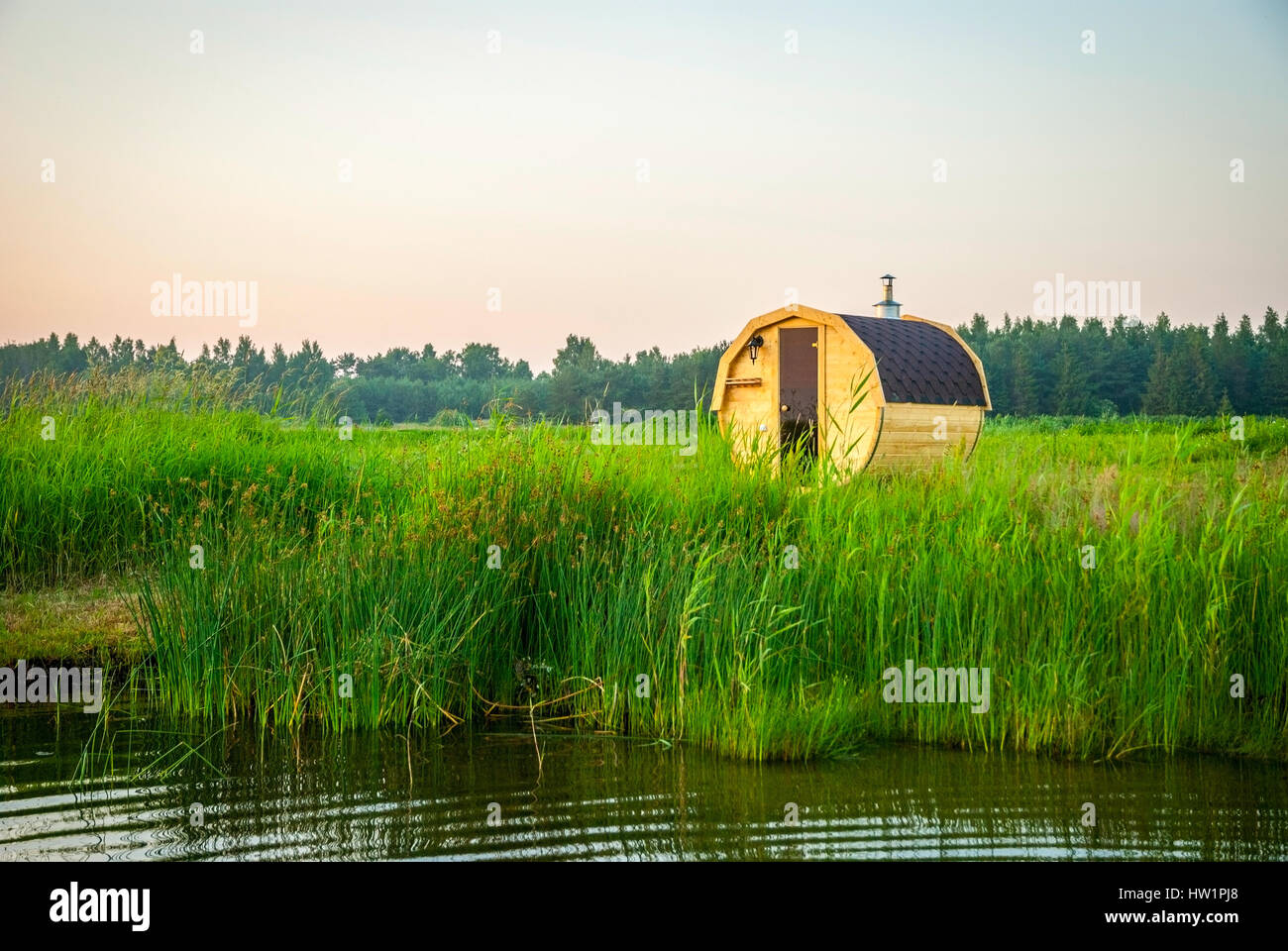 Outdoor sauna hi-res stock photography and images - Alamy