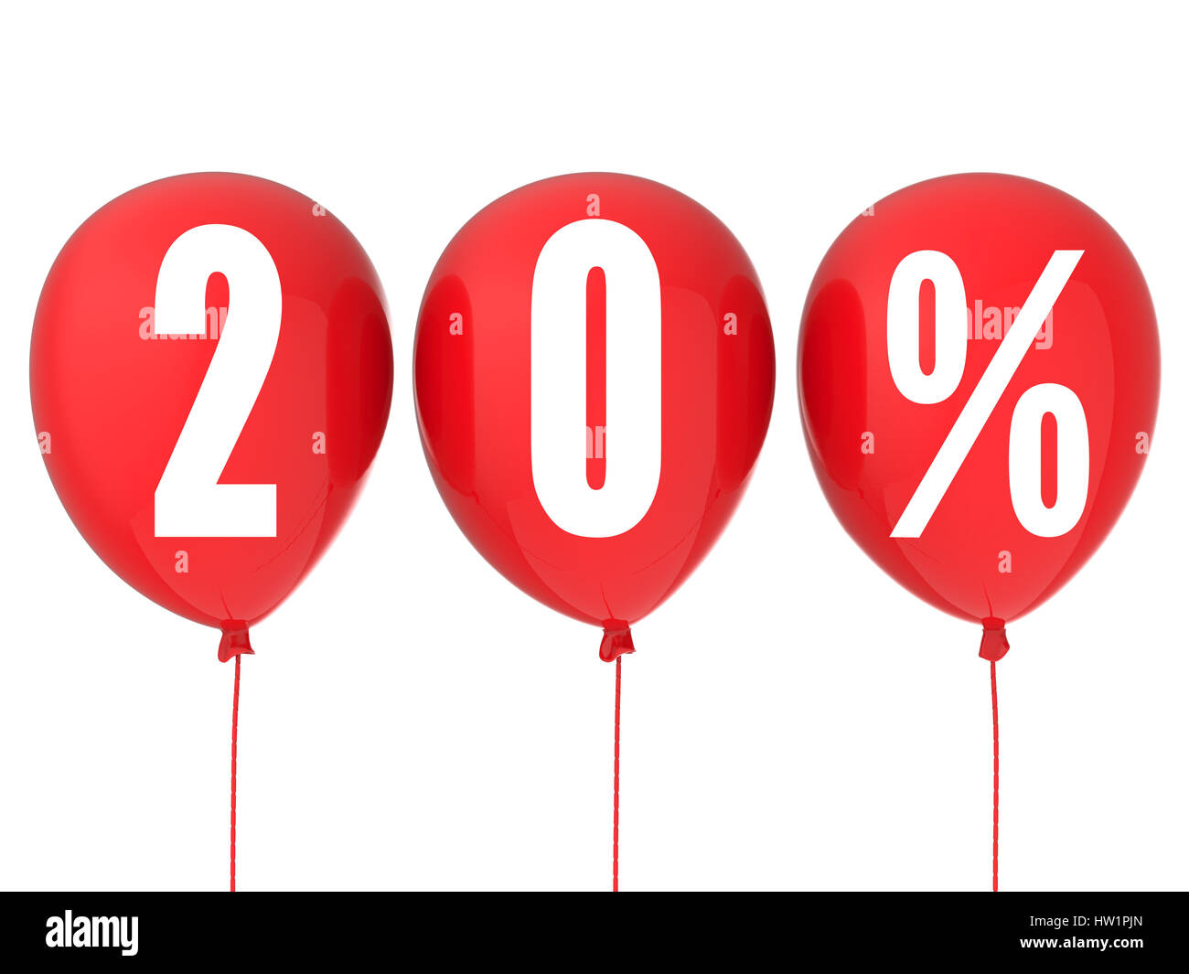 Red twenty percent hi-res stock photography and images - Alamy