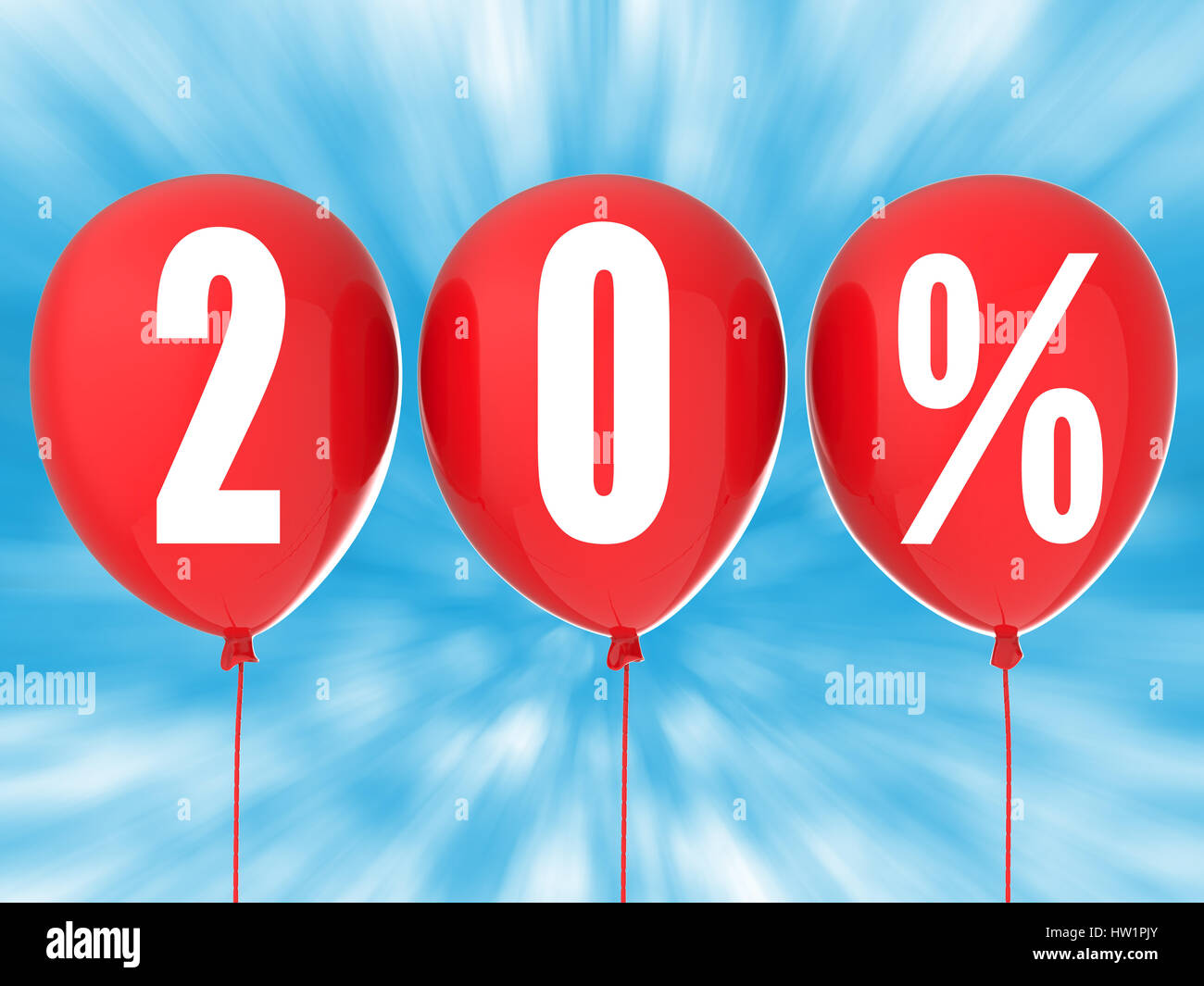 Red twenty percent hi-res stock photography and images - Alamy
