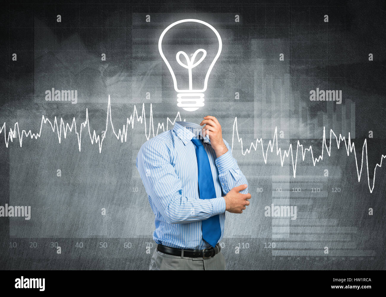 Man thinking over his idea Stock Photo - Alamy