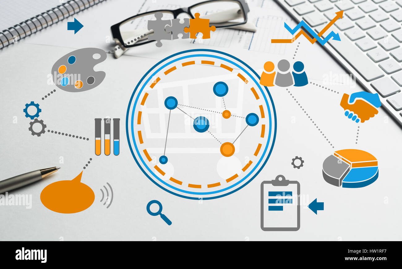 Wireless connection design Stock Photo - Alamy