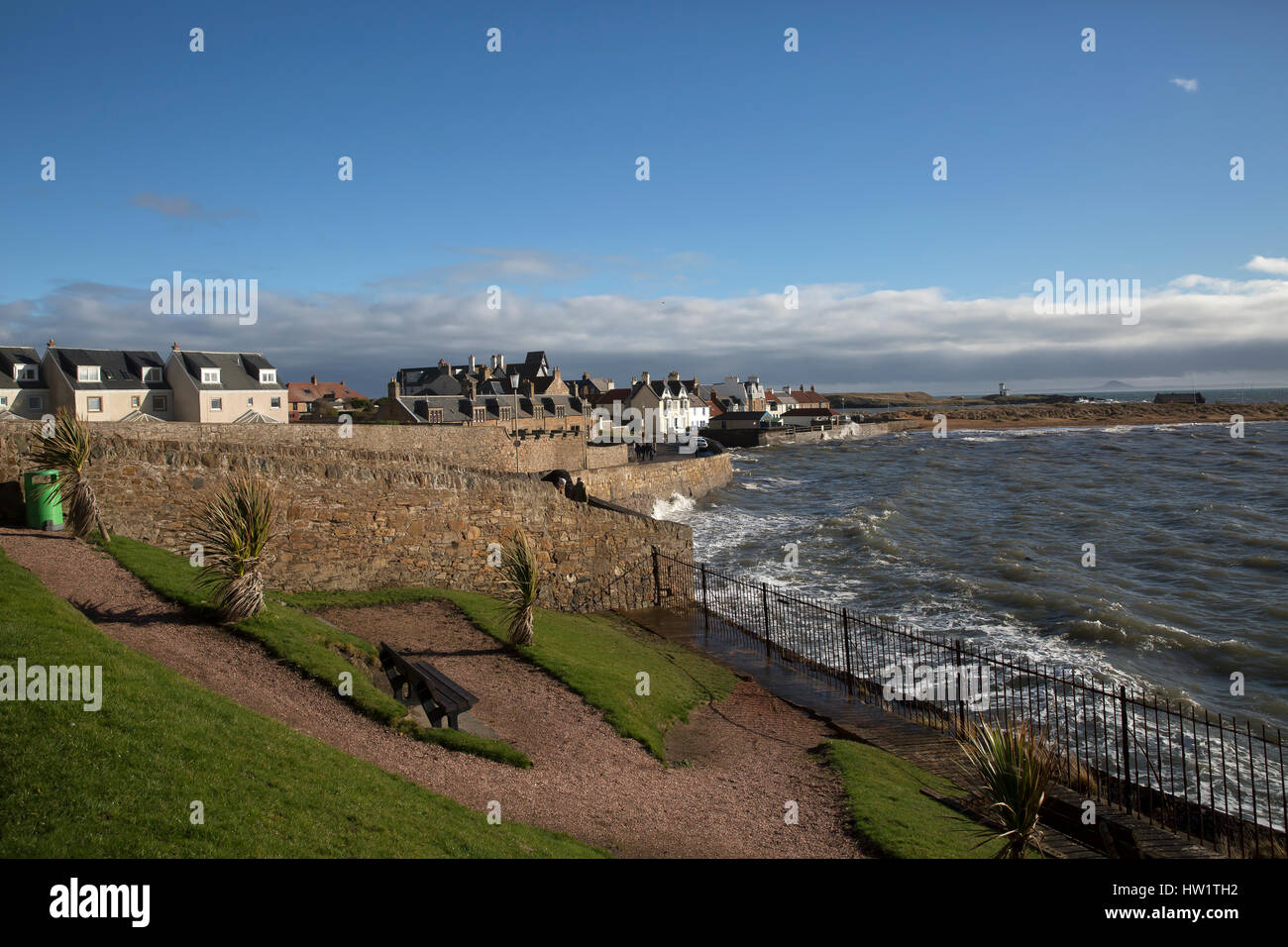 Crail castle walk in Crail Scotland Stock Photo - Alamy