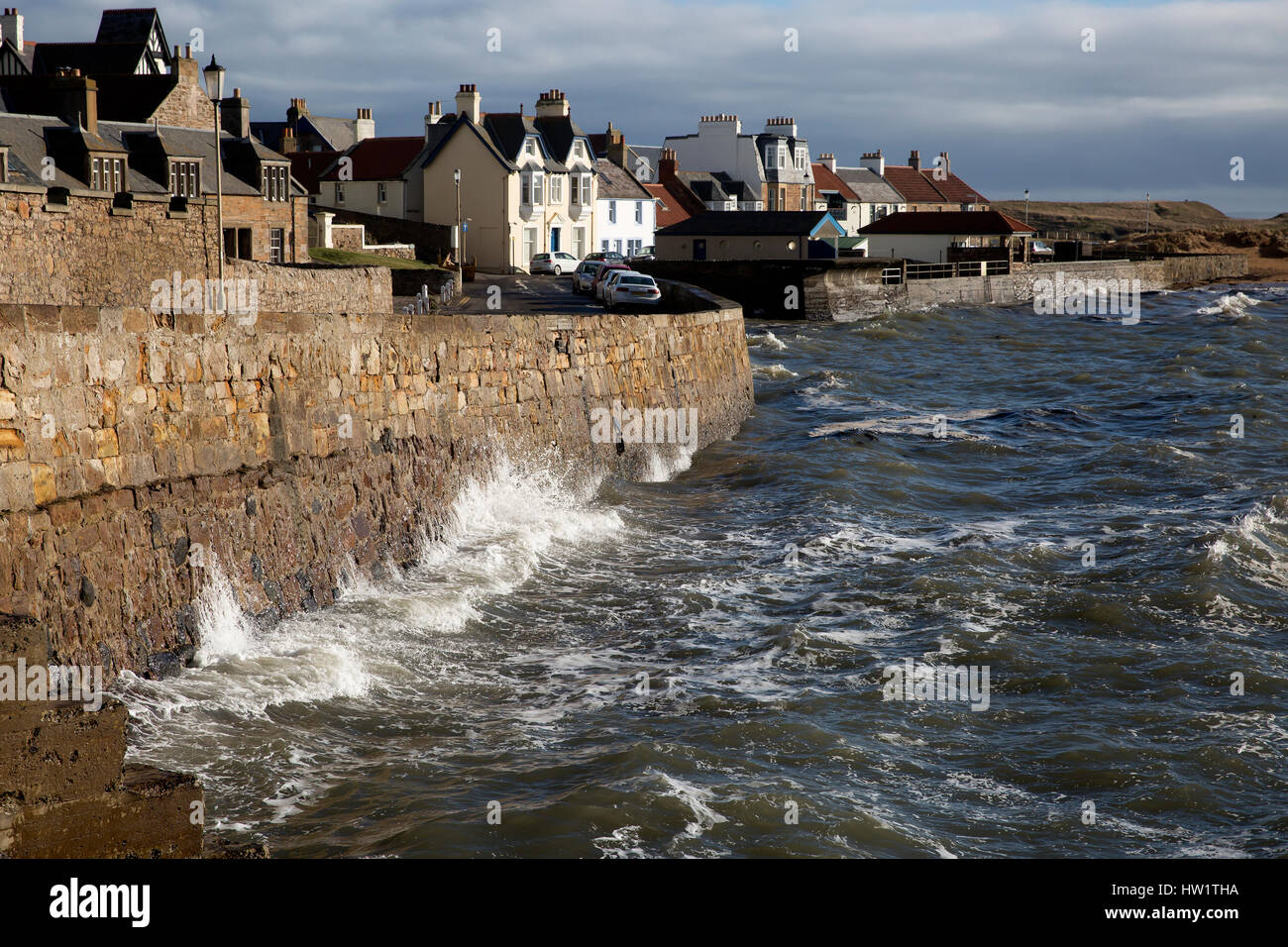 Crail castle walk in Crail Scotland Stock Photo - Alamy