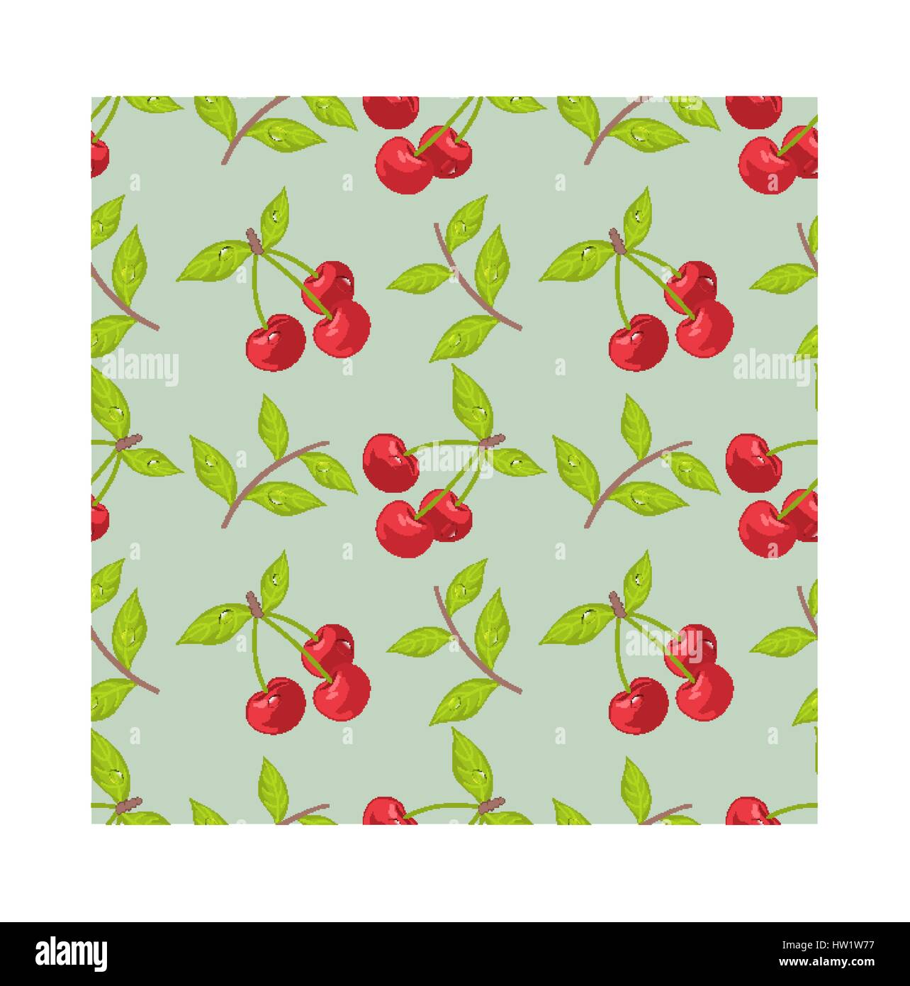 Seamless pattern. Stylish colourful texture with leaves, branches ...