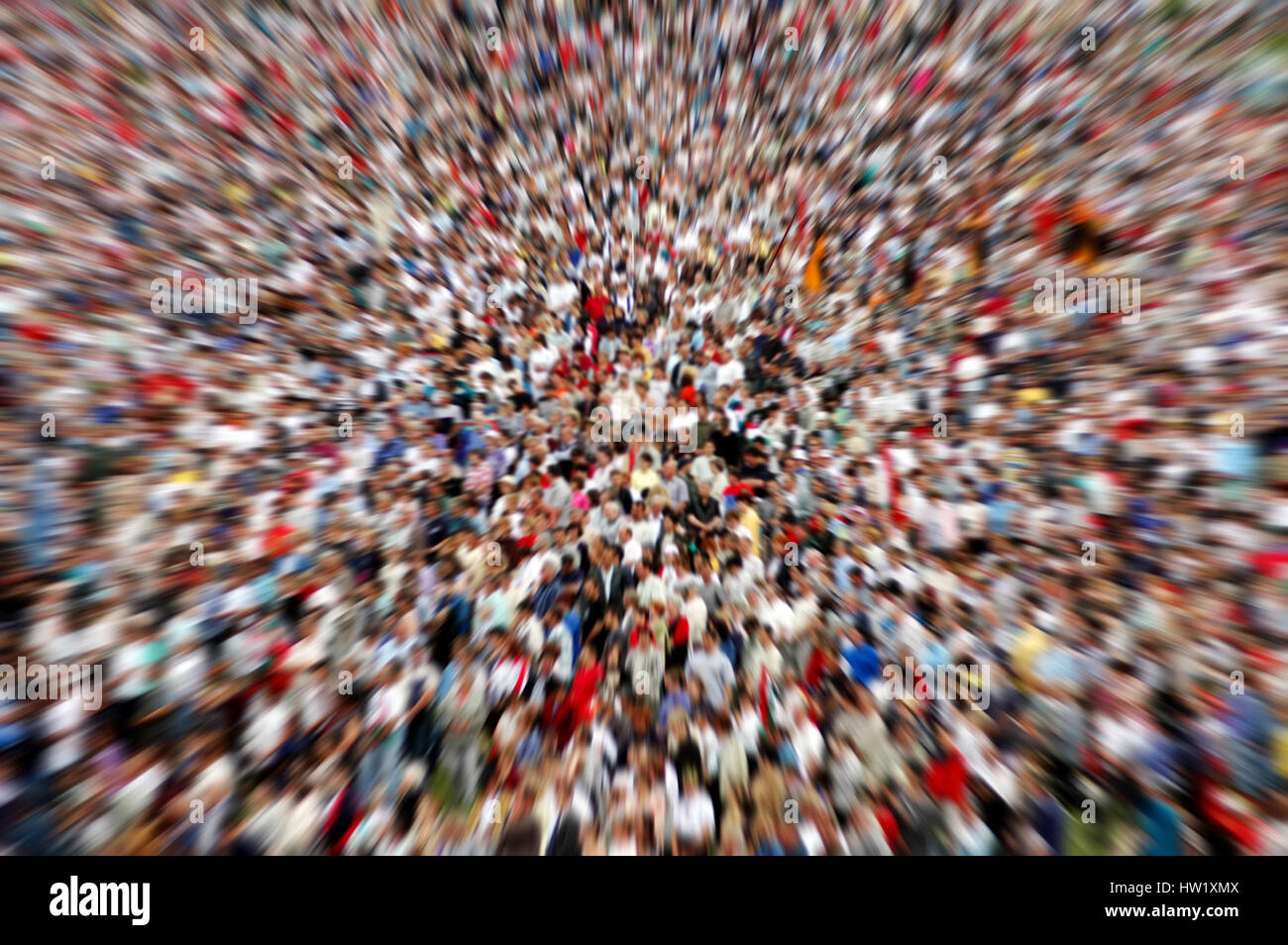 Blurred crowd gathering in hi-res stock photography and images - Alamy