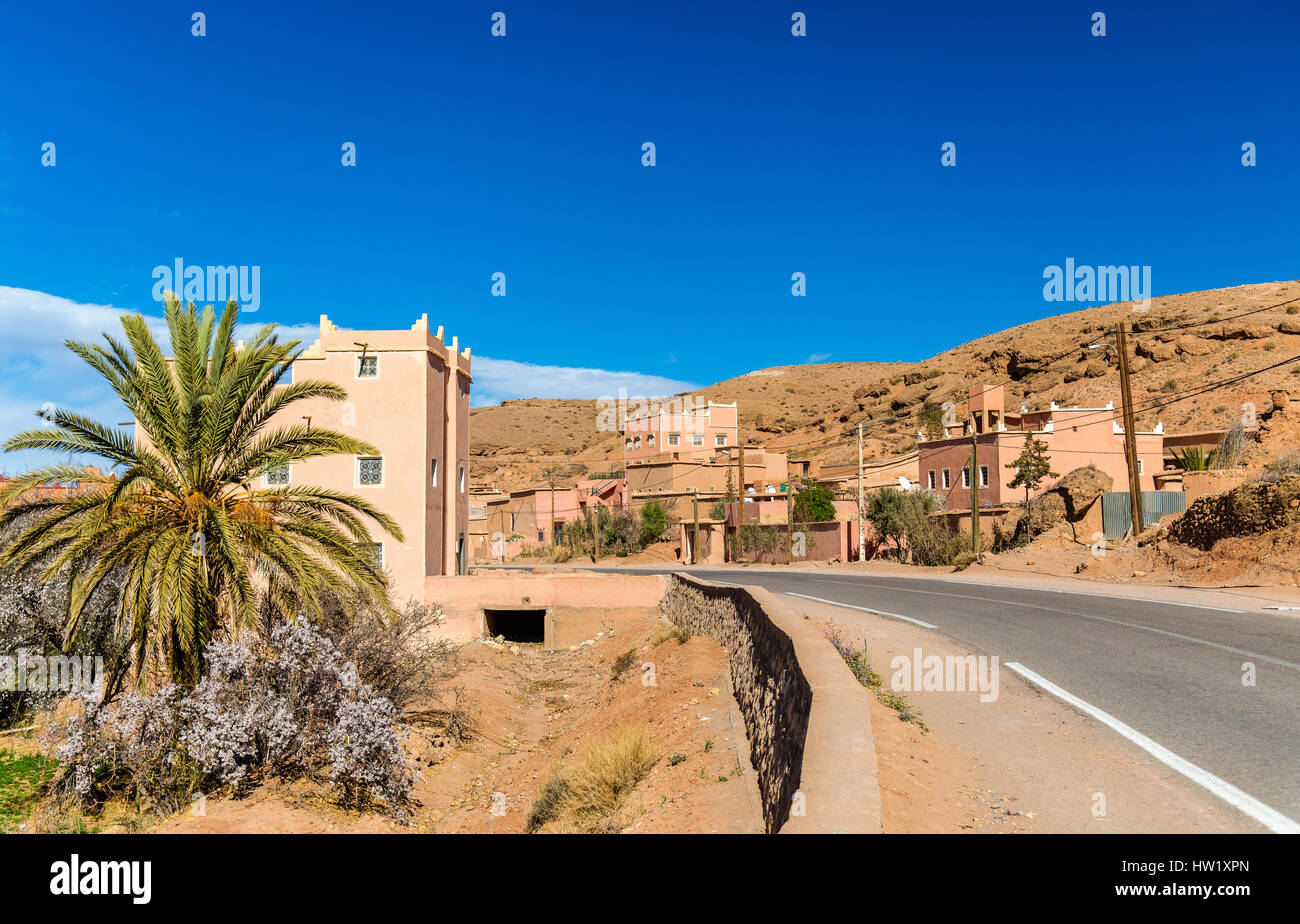 View of Kalaat M'Gouna, a town in Morocco Stock Photo - Alamy