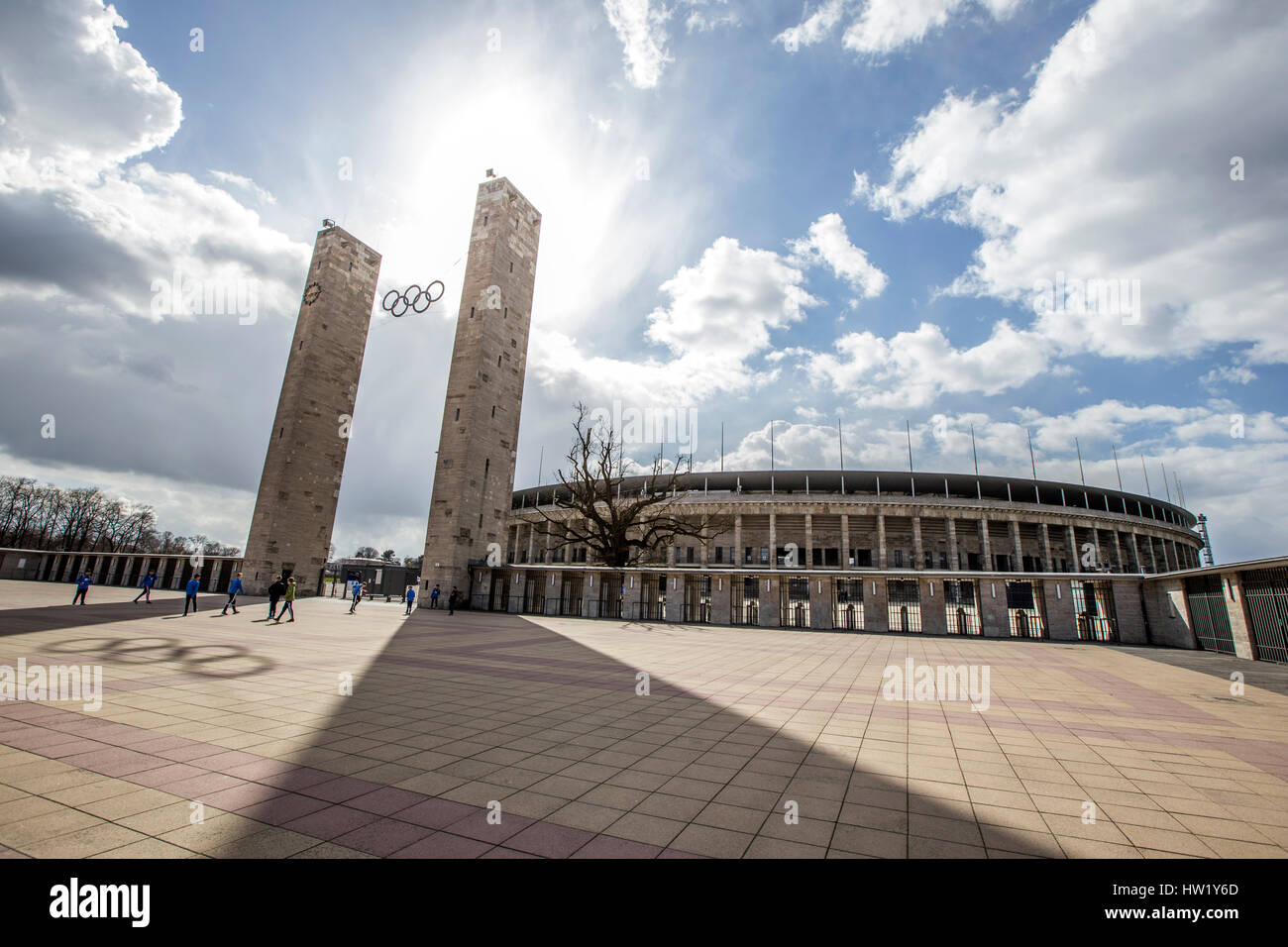 The Olympiastadion was build 1934-36 for the 1936 Summer Olympics in ...