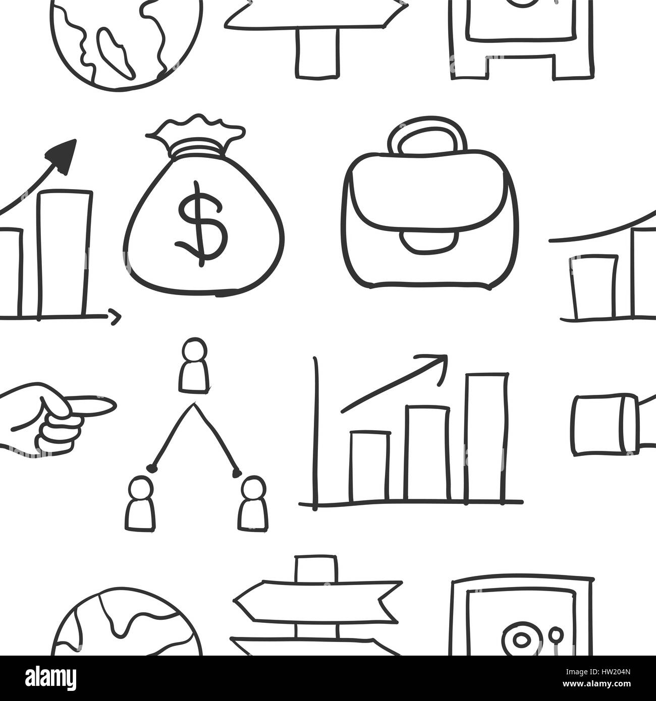 Doodle of business style design Stock Vector Image & Art - Alamy