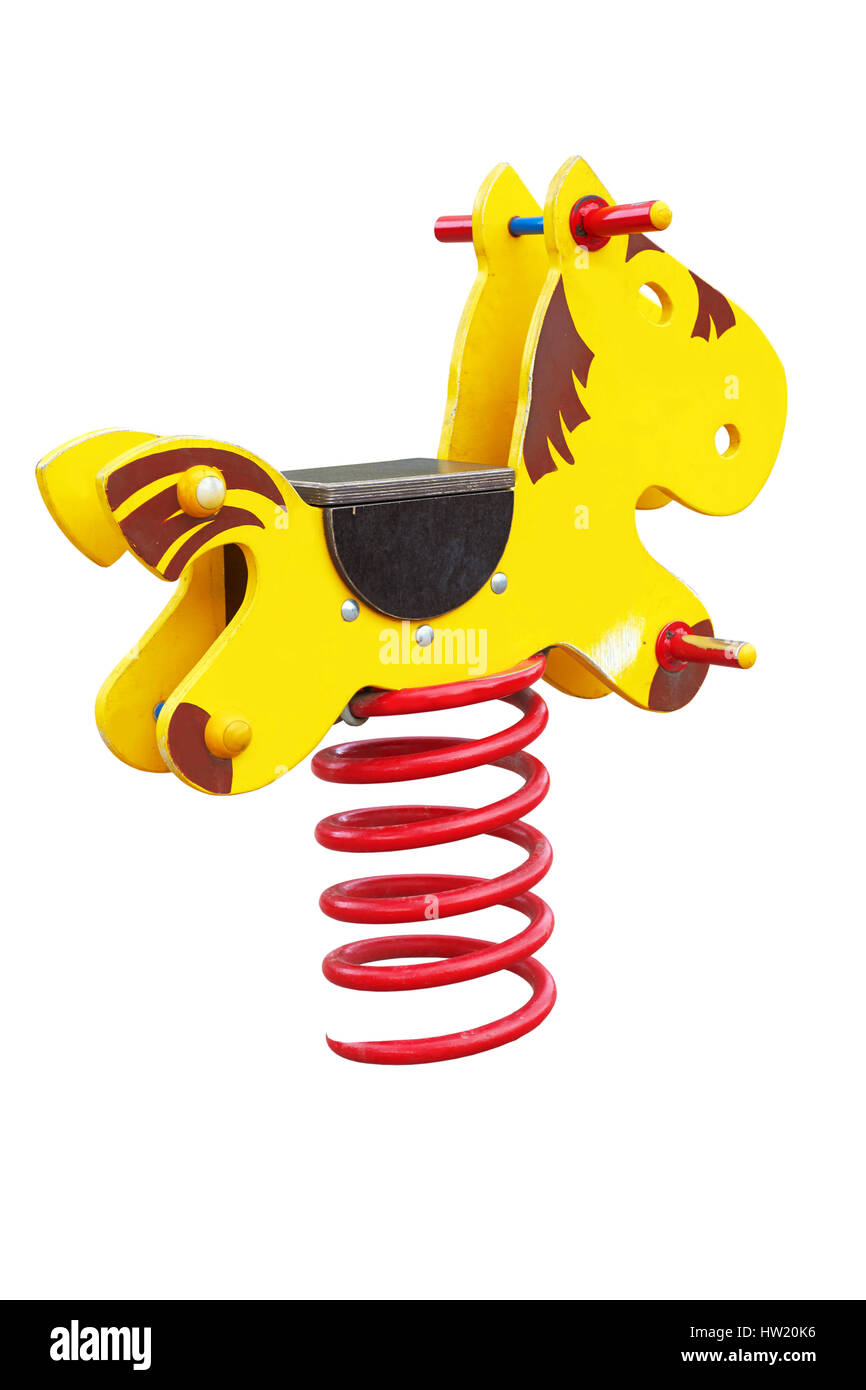 Wooden rocking horse cartoon hi-res stock photography and images - Alamy