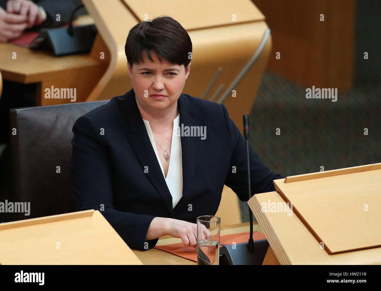 Scottish Conservative leader Ruth Davidson during First Minister's ...