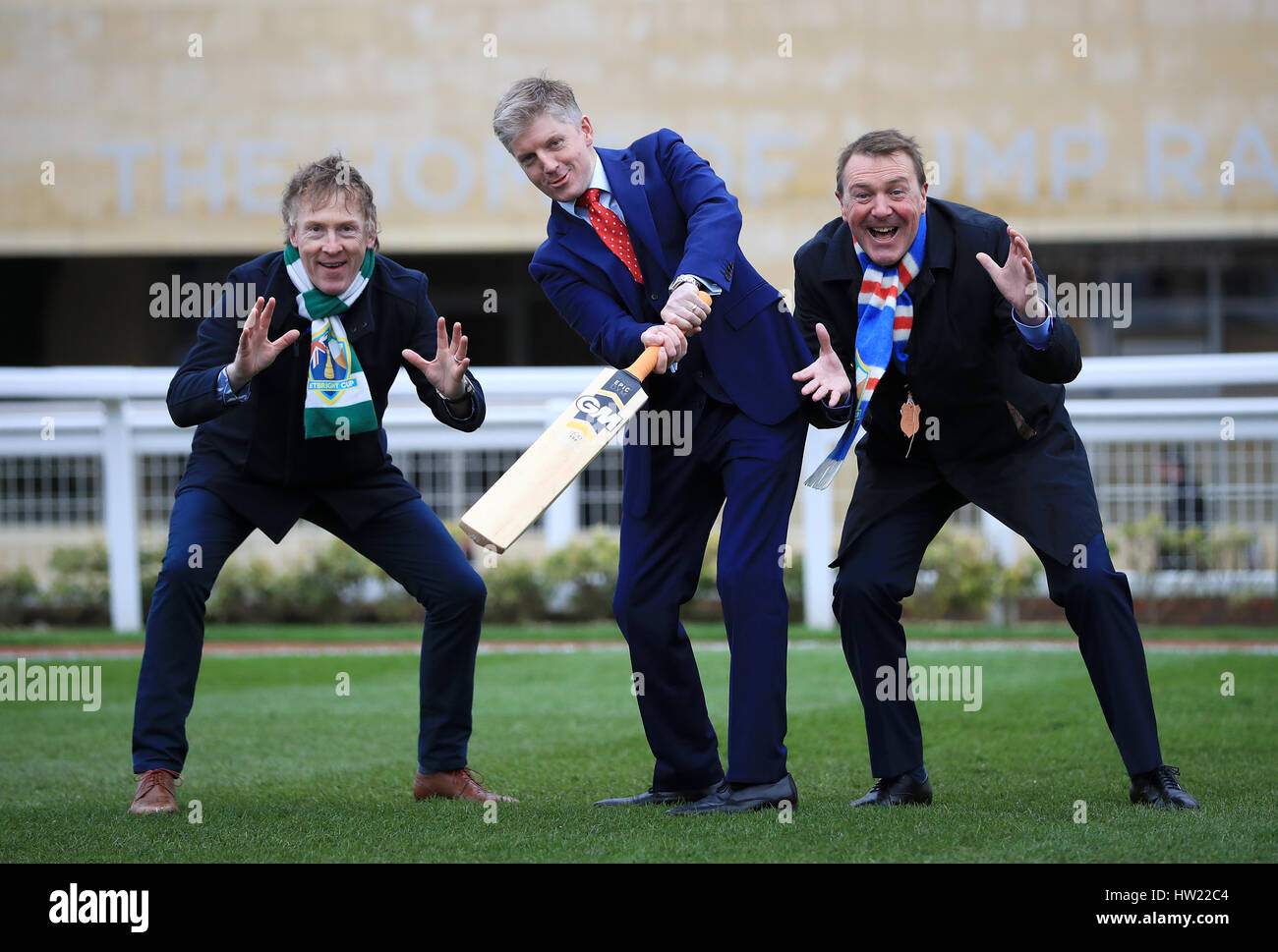The BetBright Cup captains Hector O hEochagain of Team Ireland (left ...