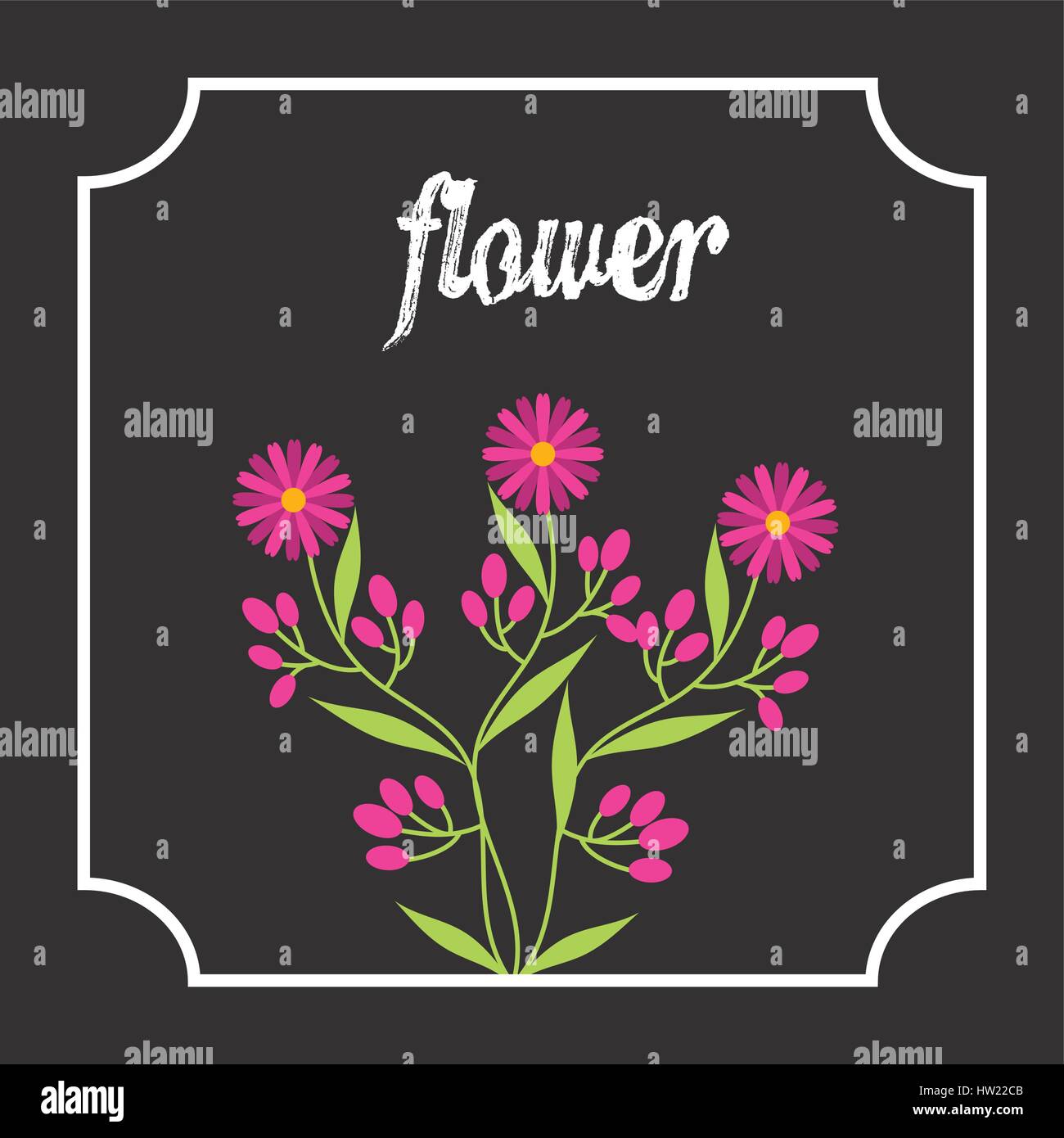 beautiful flower icon Stock Vector Image & Art - Alamy