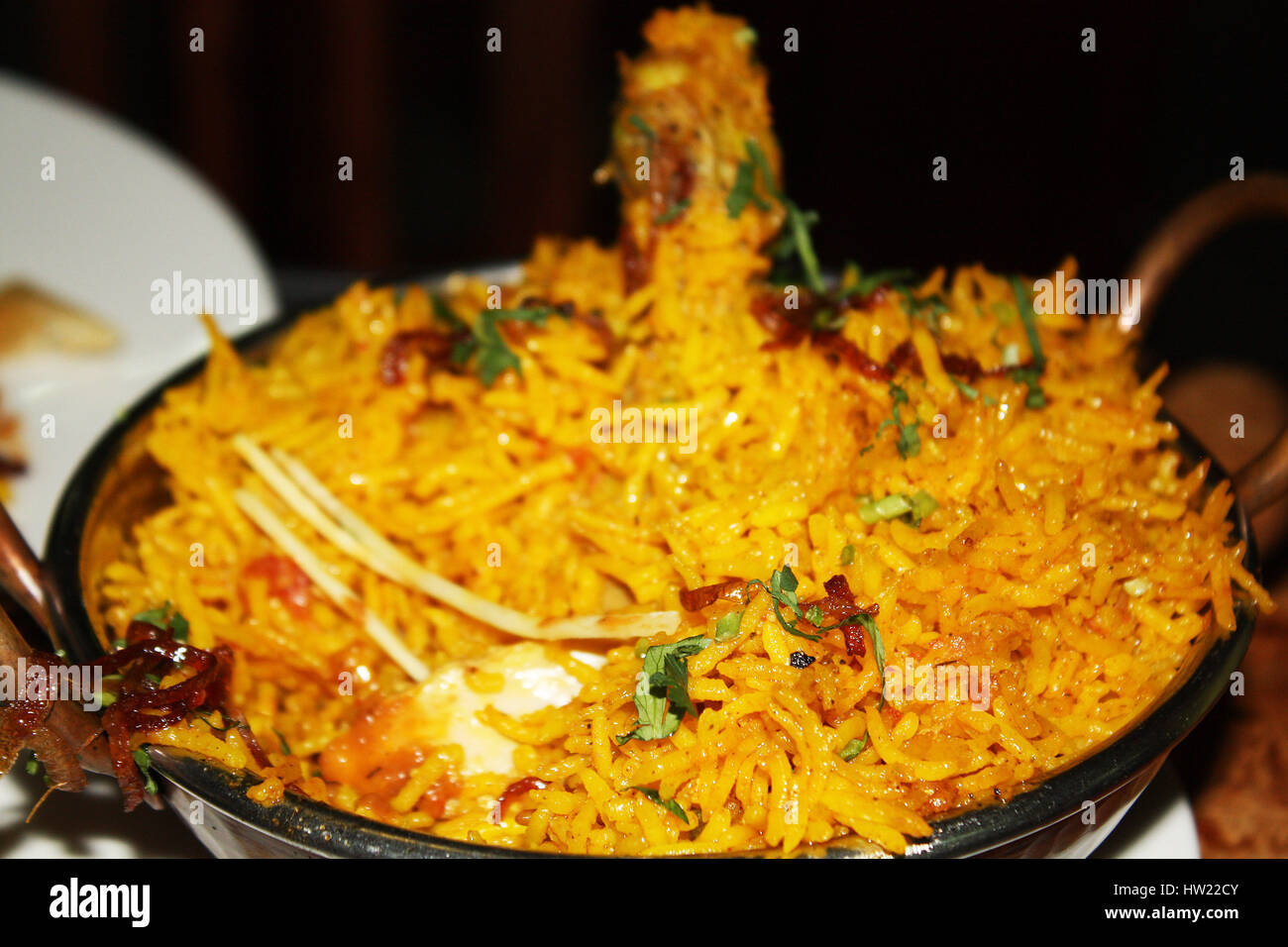 The food cooked at restaurant. Various dishes for every taste and ...