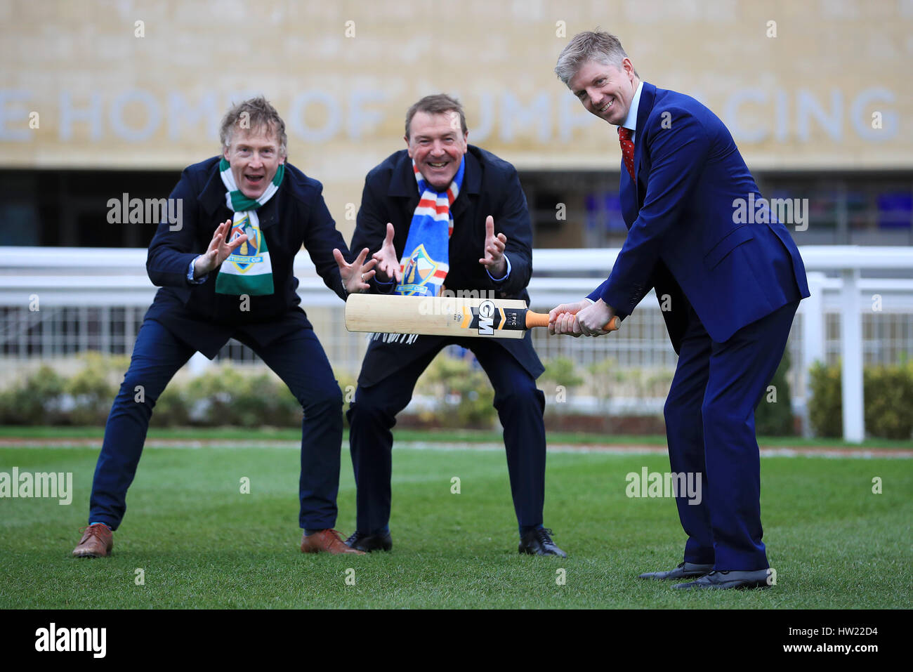 The BetBright Cup captains Hector O hEochagain of Team Ireland (left ...