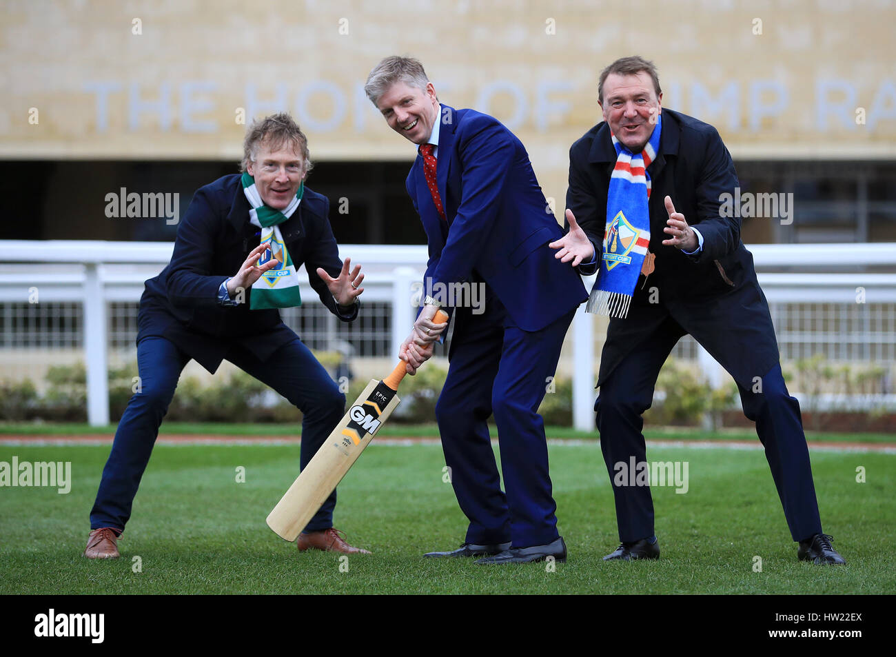 The BetBright Cup captains Hector O hEochagain of Team Ireland (left ...