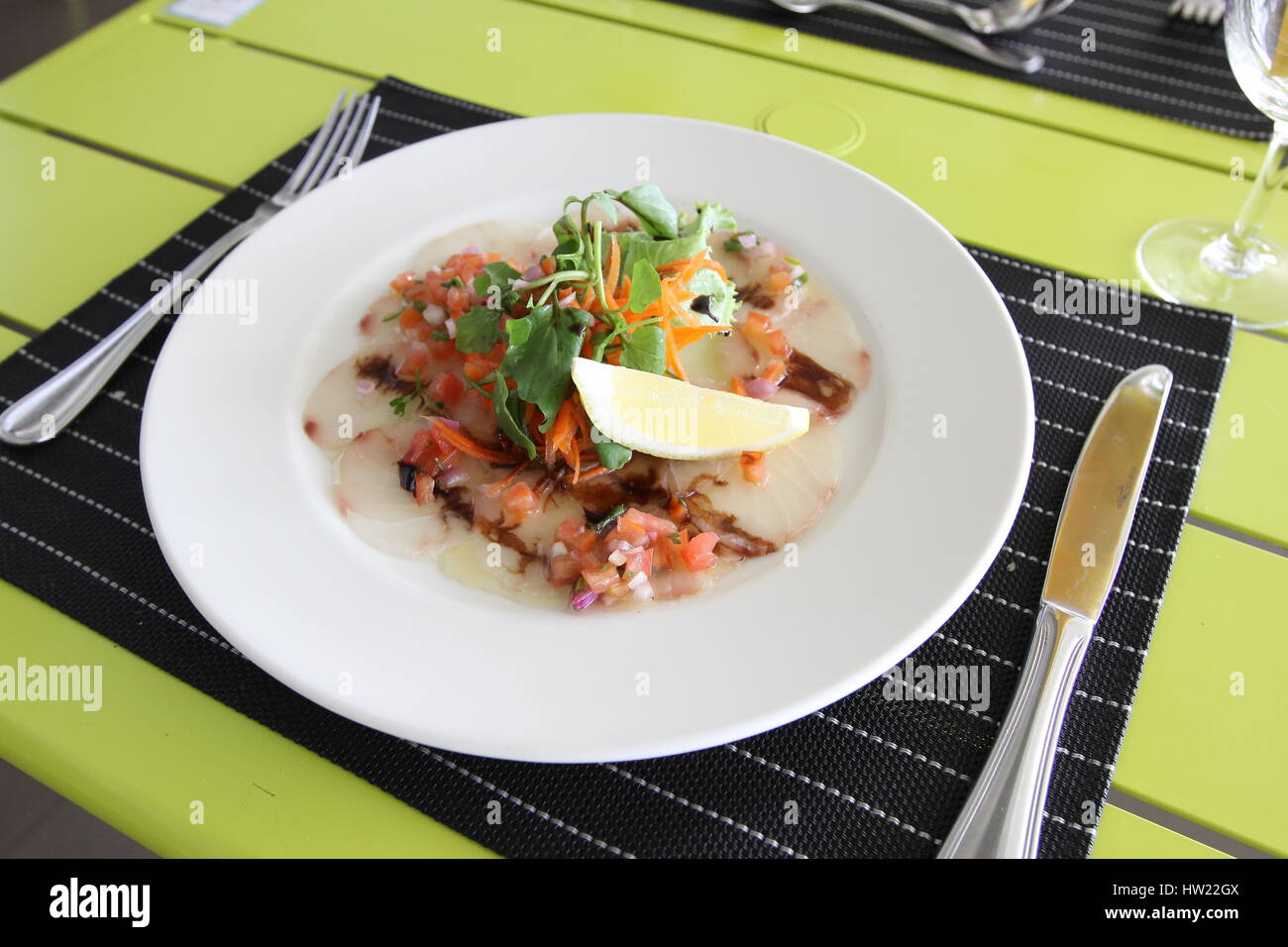 Restaurant menu. Dishes which give at restaurants. Salads, second ...