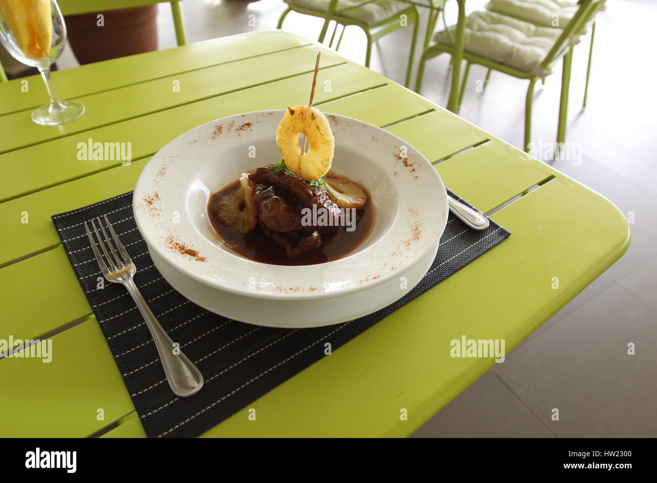 Restaurant menu. Dishes which give at restaurants. Salads, second ...