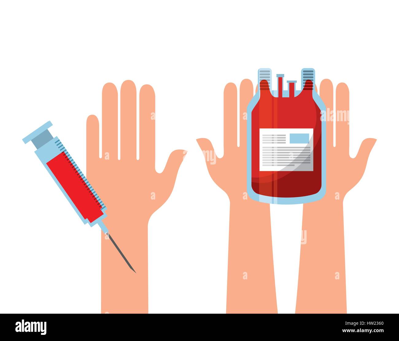 blood bag and injection Stock Vector Image & Art - Alamy