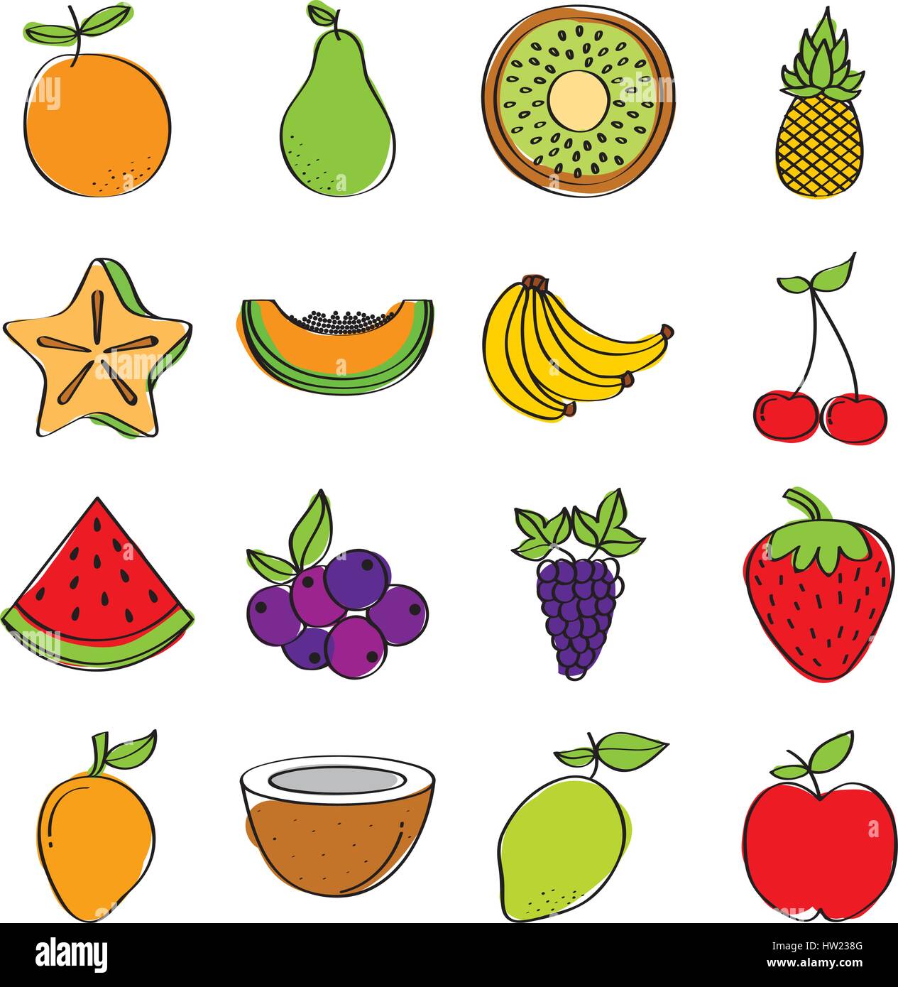 healthy fruit icon Stock Vector Image & Art - Alamy