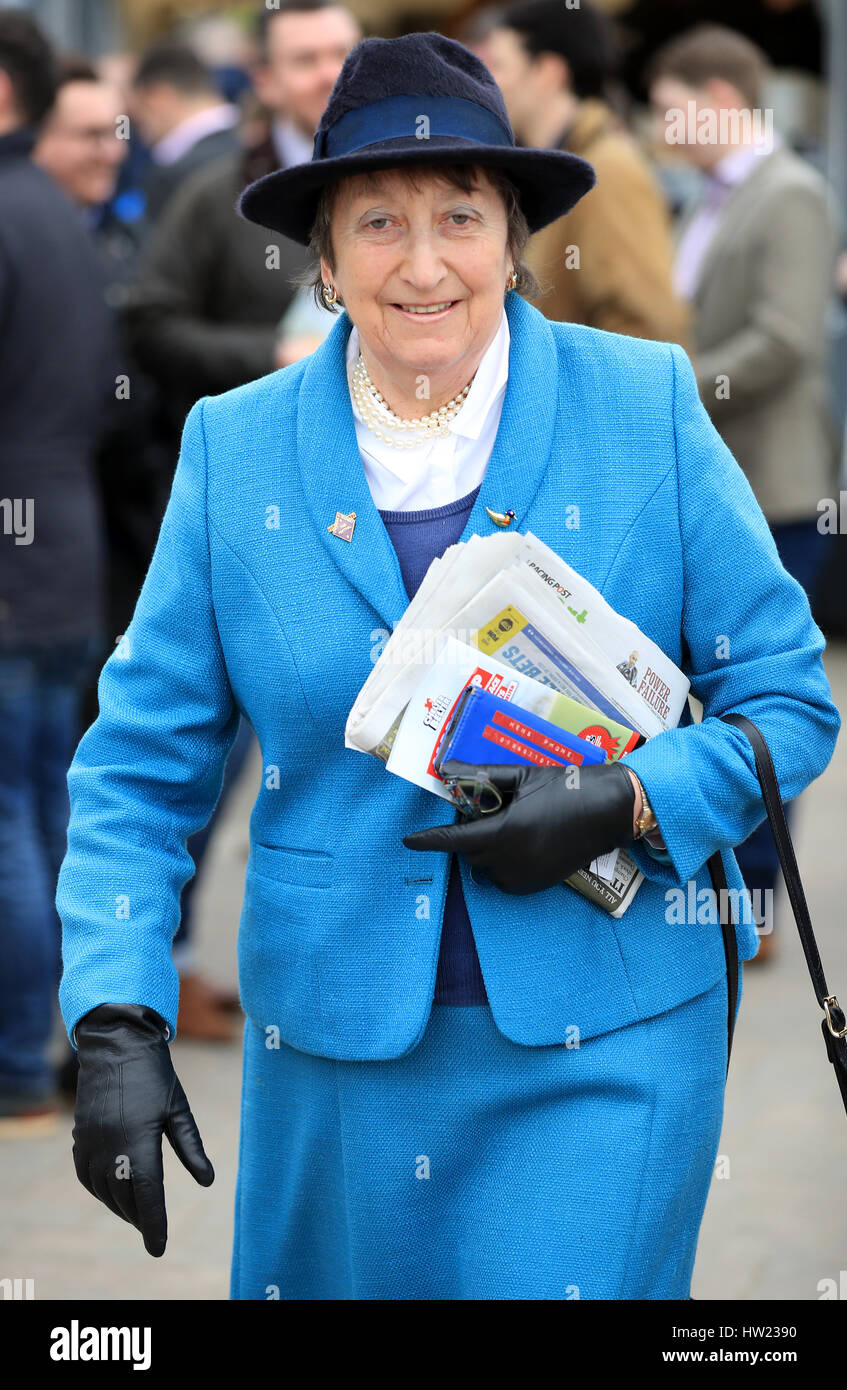 Trainer Henrietta Knight At The Cheltenham Festival High Resolution ...