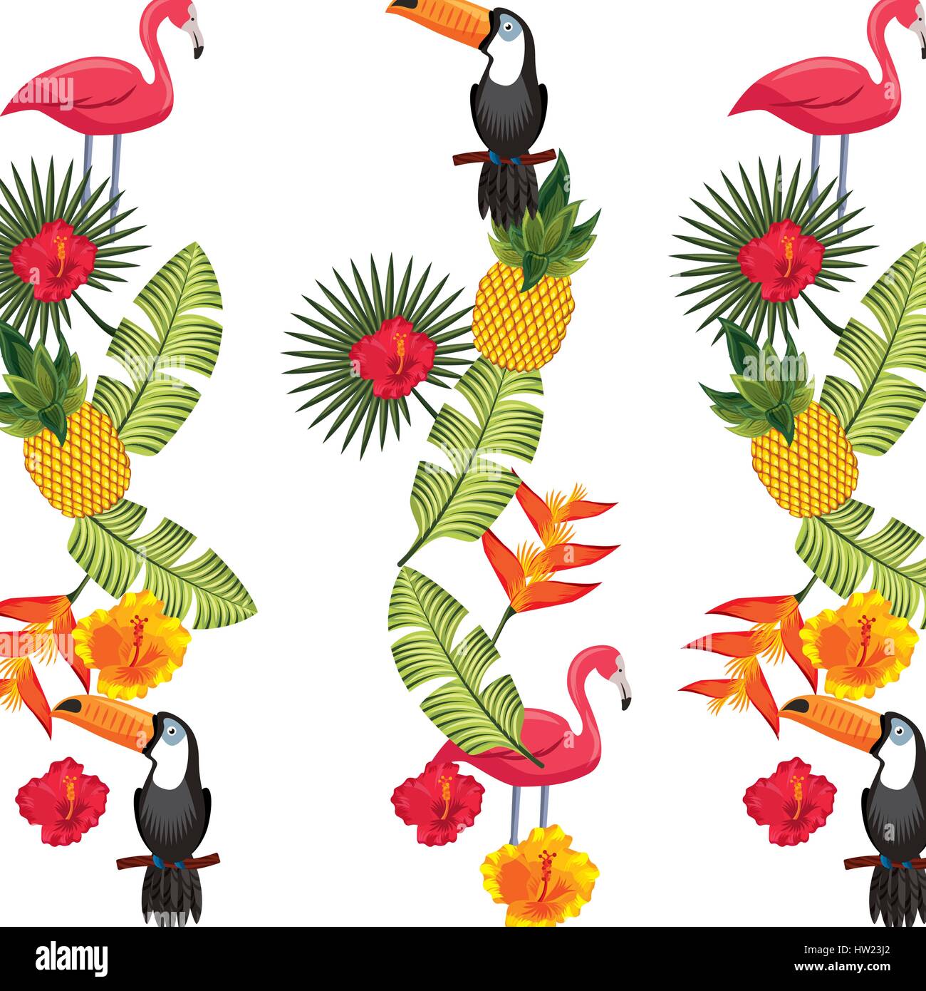 tropical flowers design Stock Vector Image & Art - Alamy