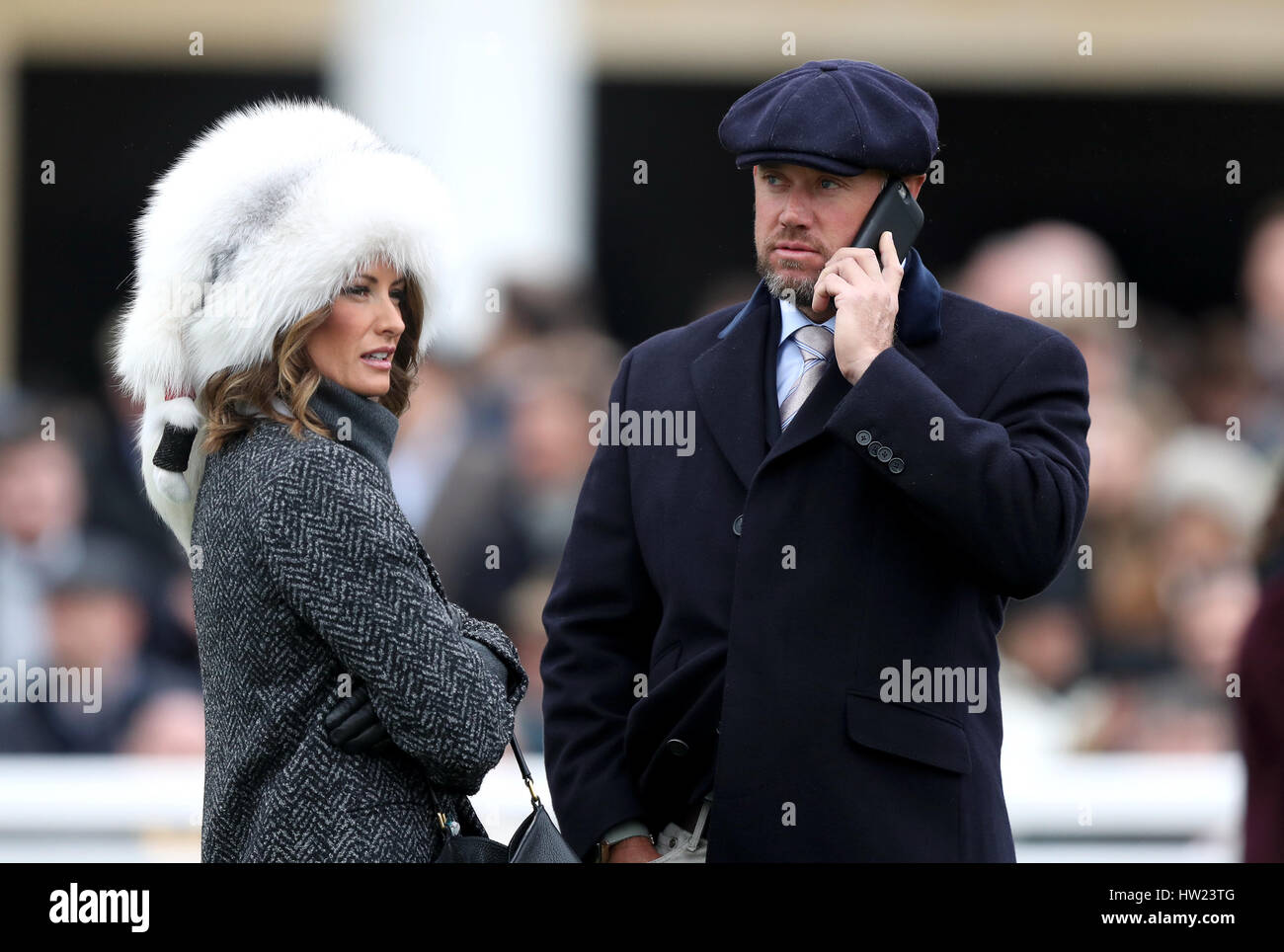 Golfer Lee Westwood and Helen Storey during St Patrick's Thursday of ...